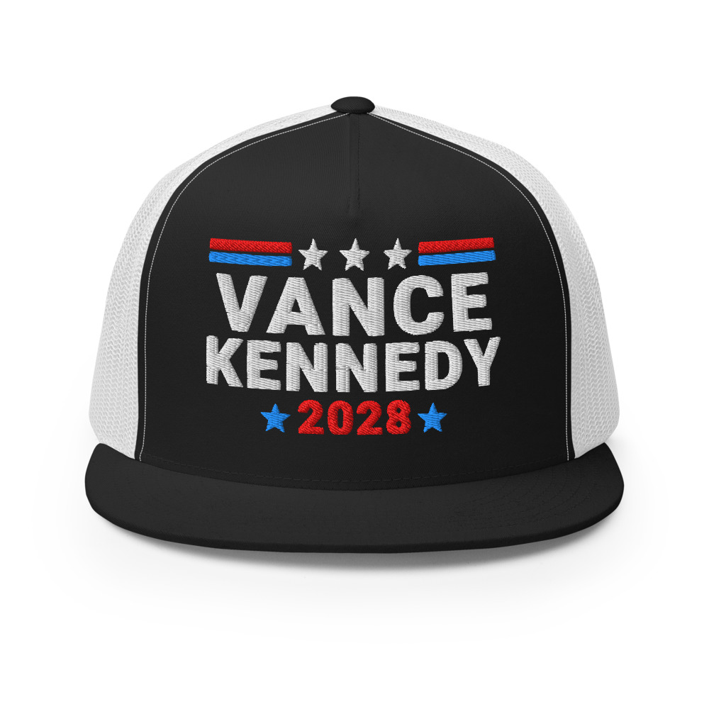 Vance Kennedy 2028 Embroidered Trucker Cap, Vance for President 2028 ...