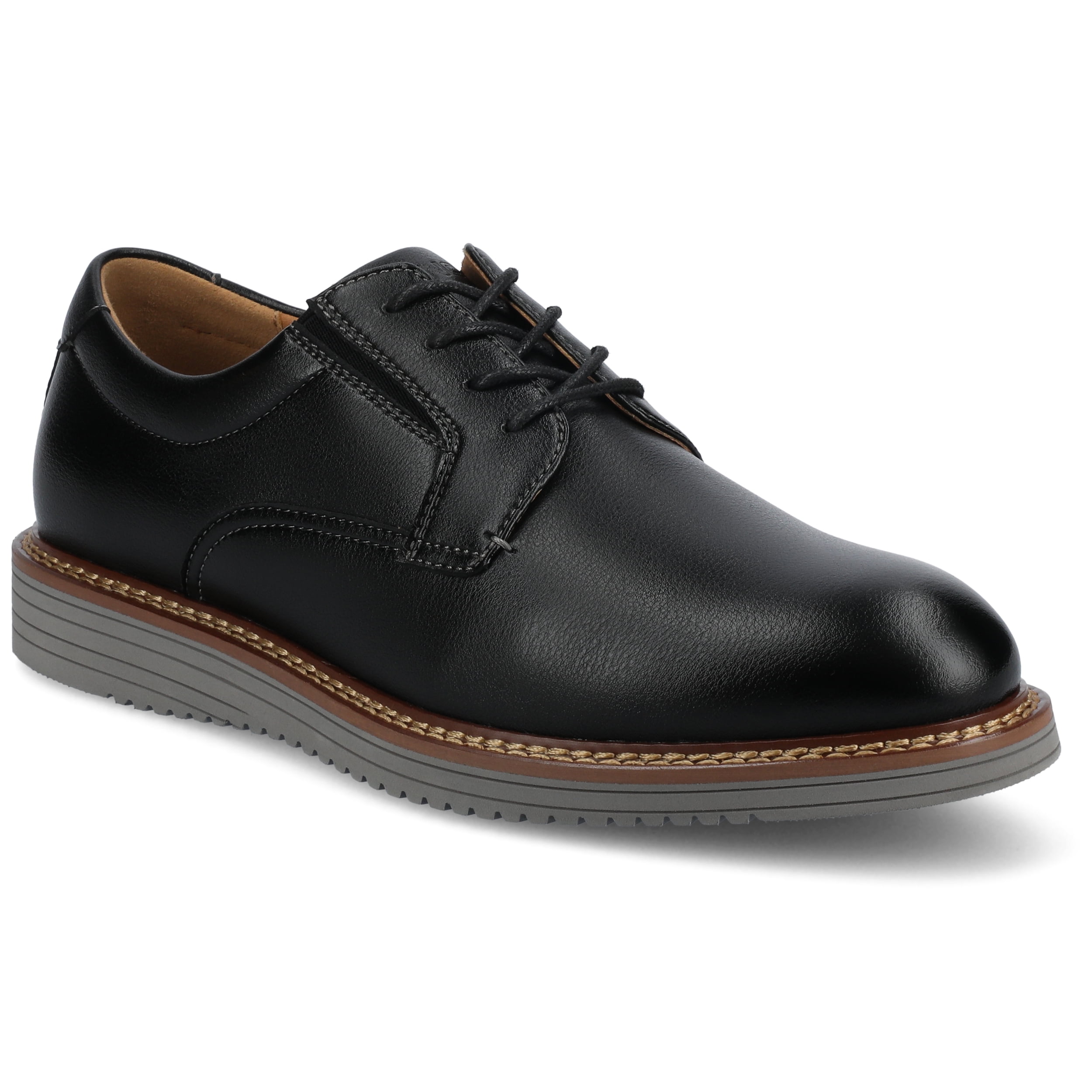 Vance Mens Killian Comfort Plain Toe Casual Flexible Hybrid Dress Shoe ...