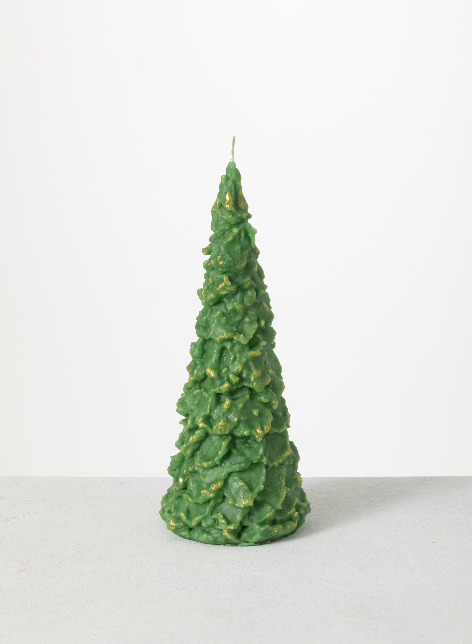 Vance Kitira 12.5" Rhapsody Tree Candle, Green ,Scentless, Clean ...