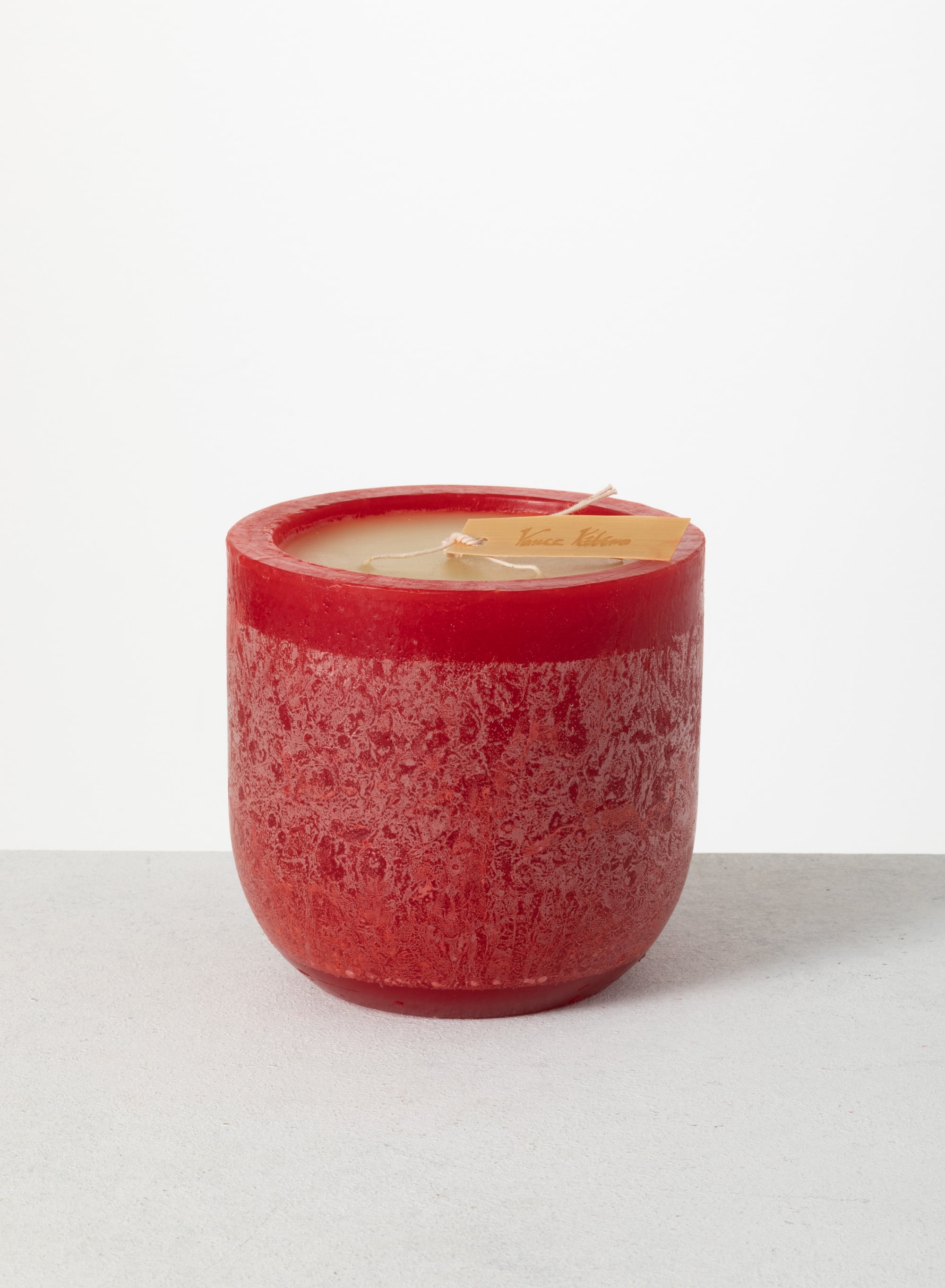 Vance Kitira 6" Timber Goblet, Red ,Scentless, Clean-Burning ...