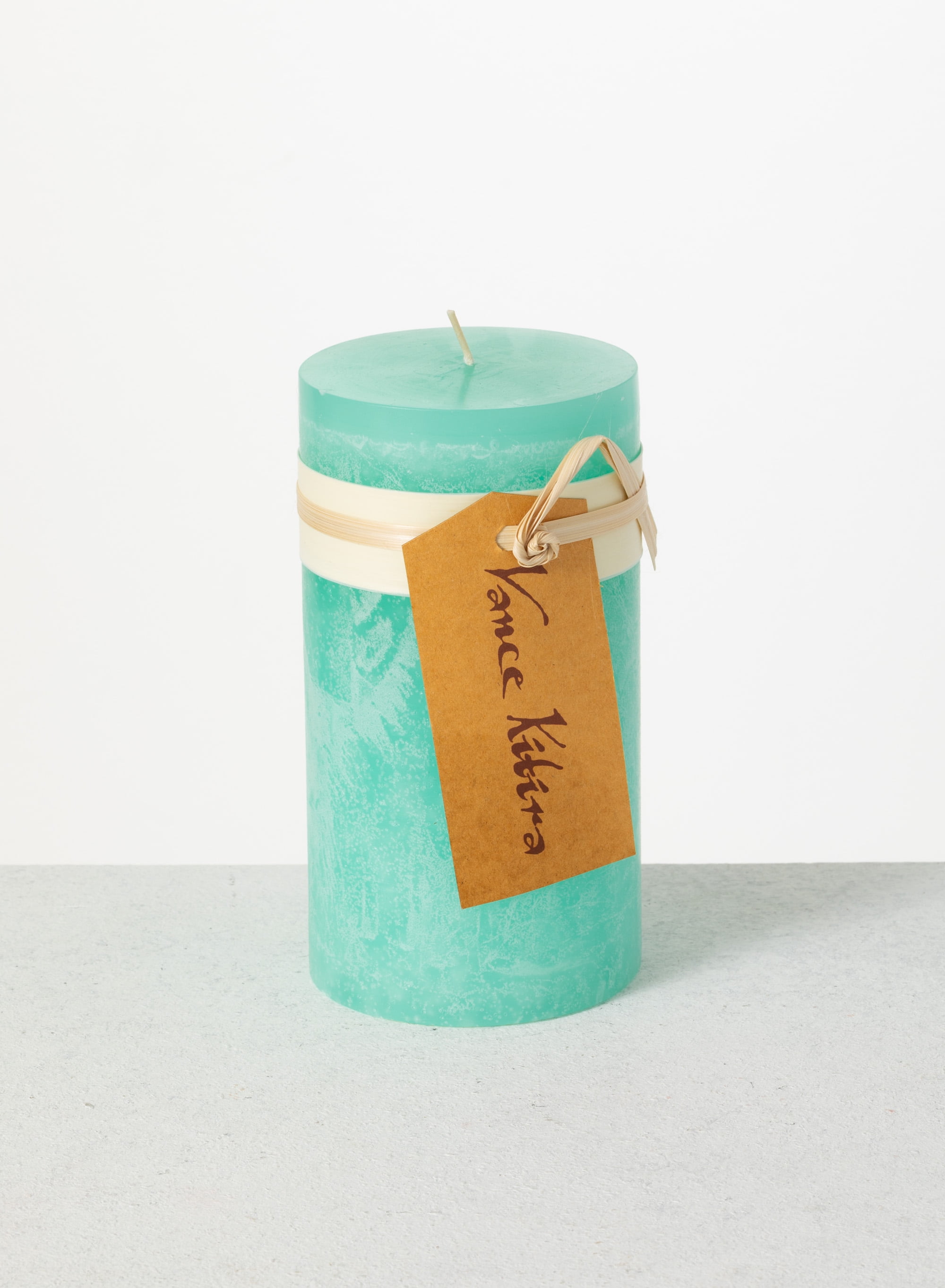 Sullivans Turquoise Timber Pillar Candle 100-Hour Burn Time - Walmart.com