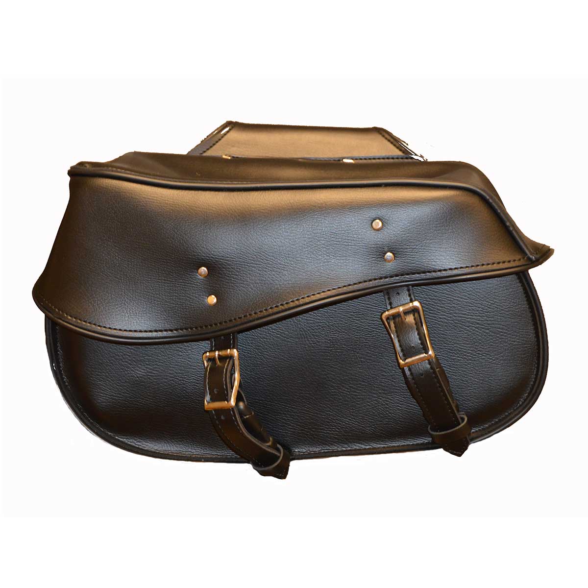 Vance Leather Large 2 Strap Plain Saddle Bag - Walmart.com