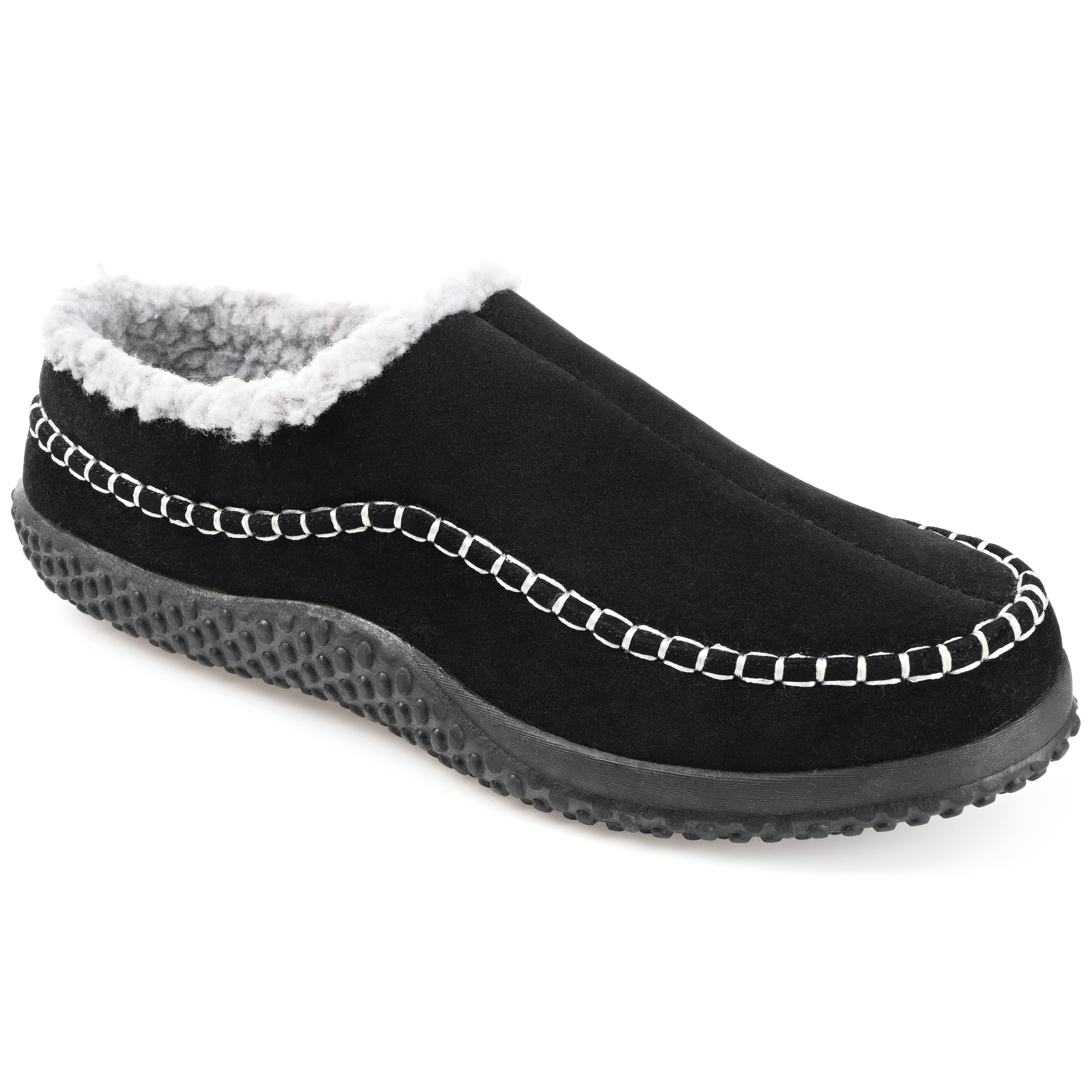 Vance Mens Godwin Shearling Slip-on Clog Slipper - Walmart.com