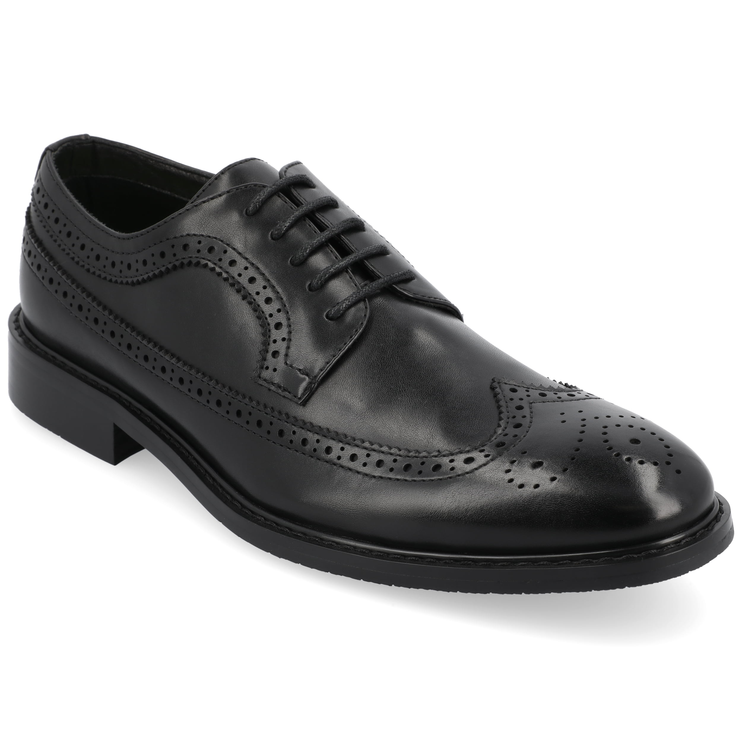 Vance Mens Gordy Tru Comfort Foam Wingtip Lace-up Dress Shoe - Walmart.com