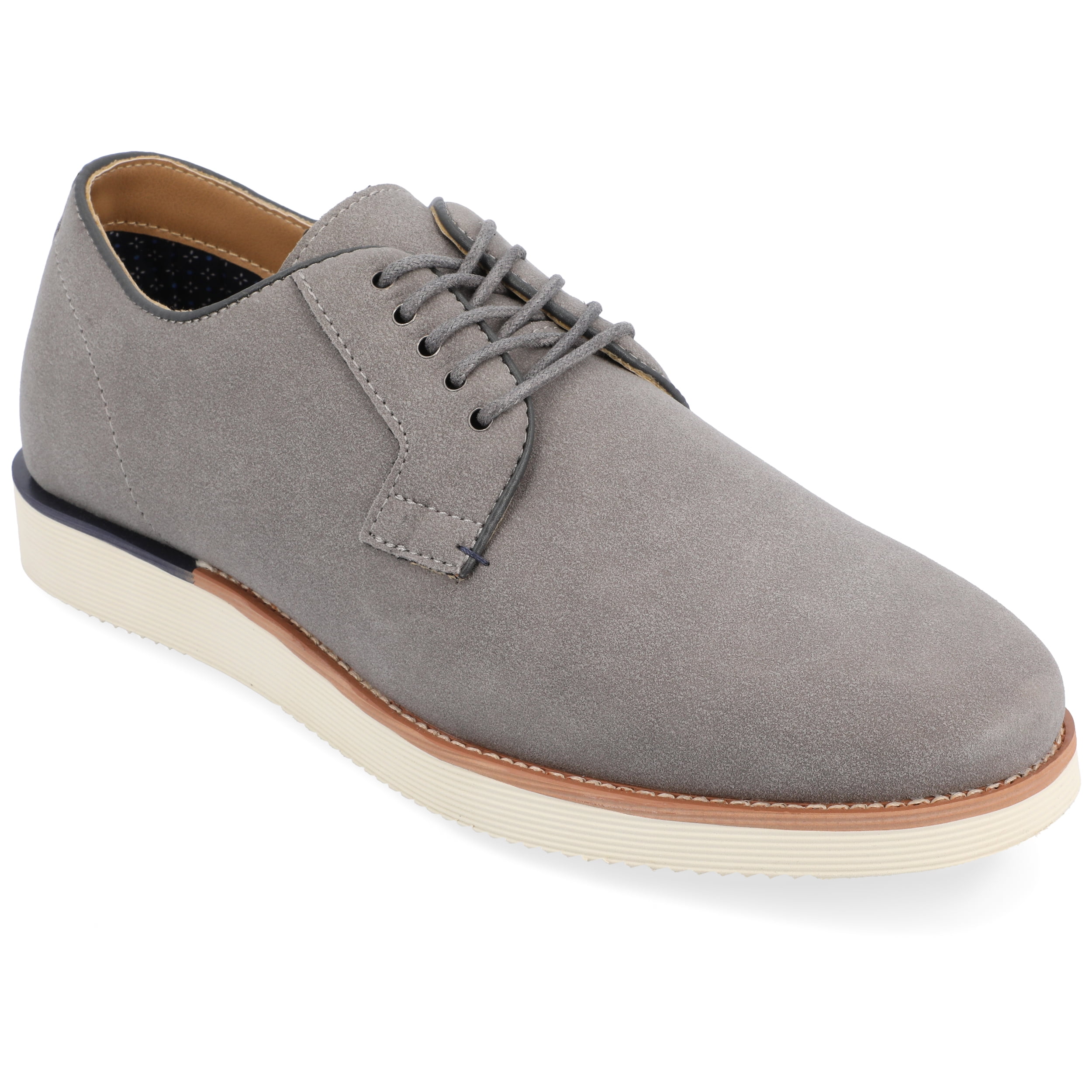 Vance Mens Ingram Plain Toe Lace-up Derby - Walmart.com