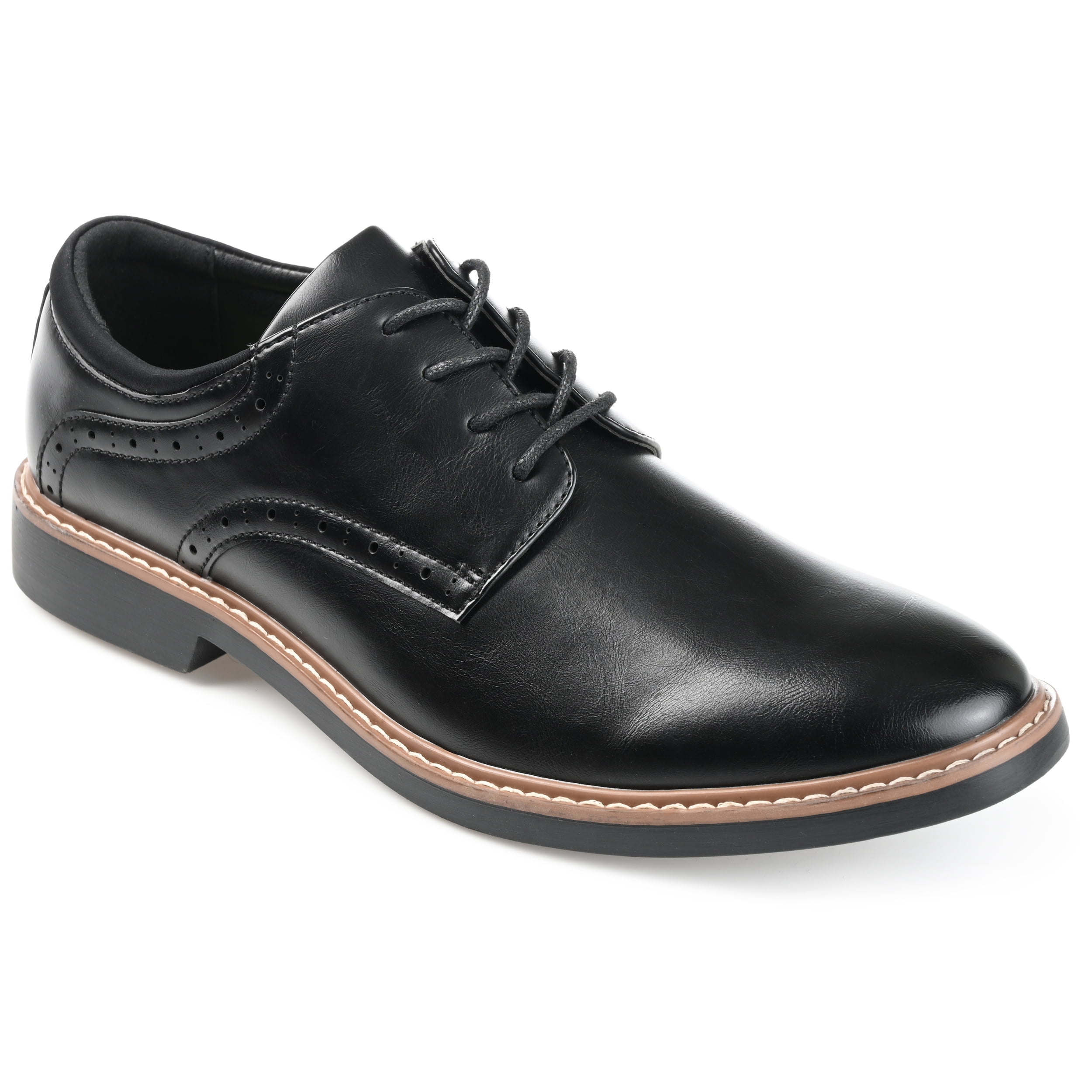 Vance Mens Irwin Lace-up Round Toe Dress Shoe - Walmart.com