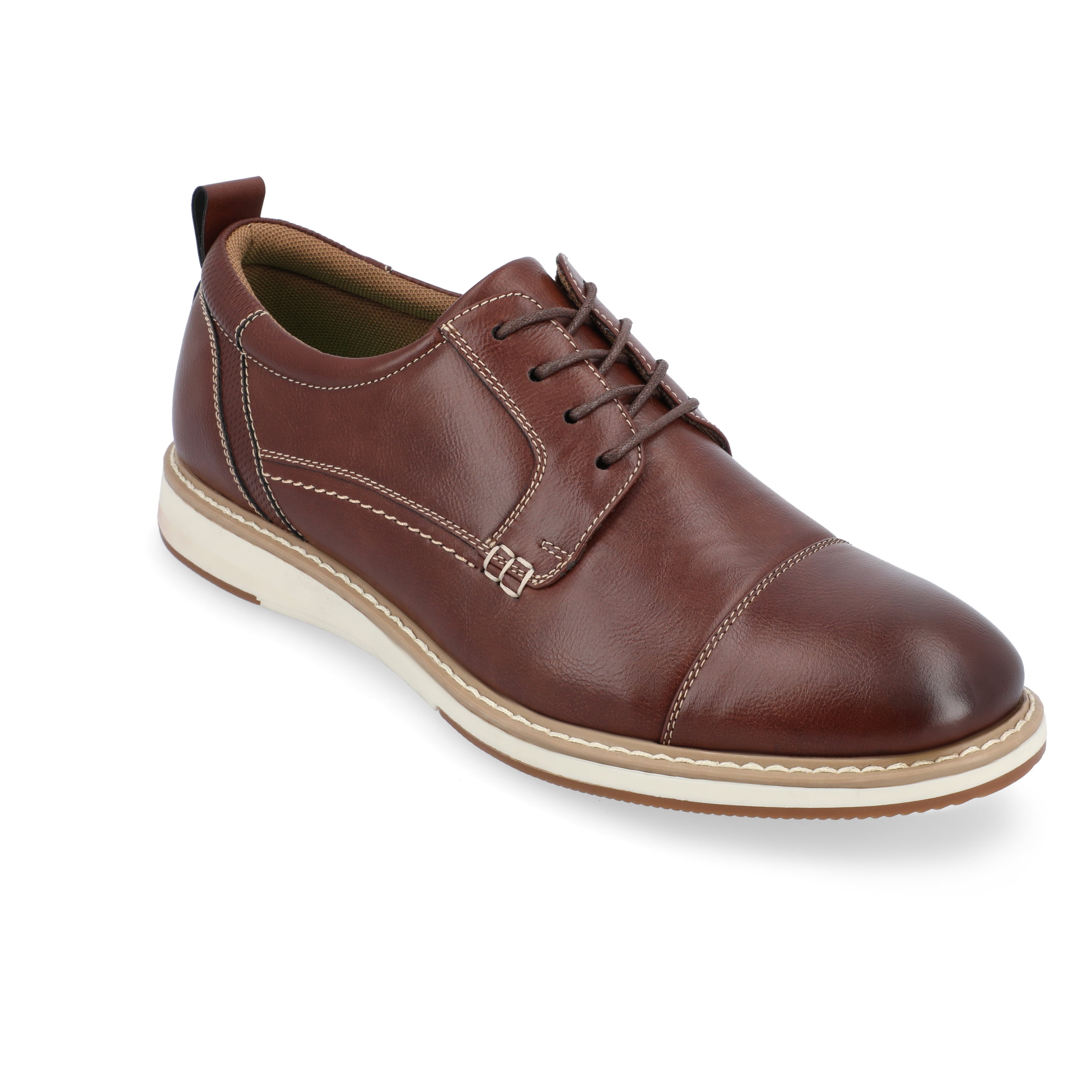 Vance Mens Jedd Lace-up Cap Toe Hybrid Dress Shoe - Walmart.com