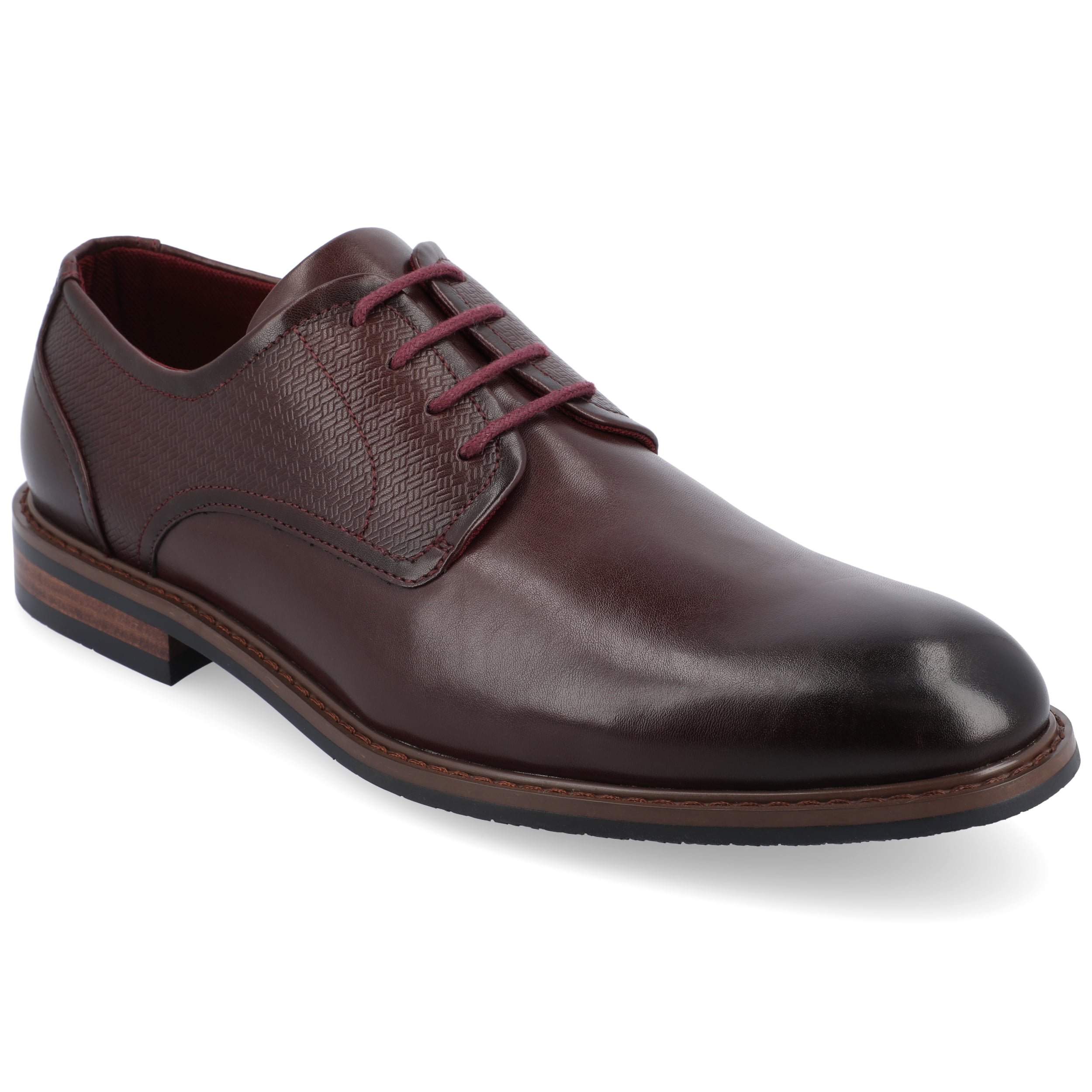 Vance Mens Kendon Tru Comfort Foam Plain Toe Lace-up Derby - Walmart.com