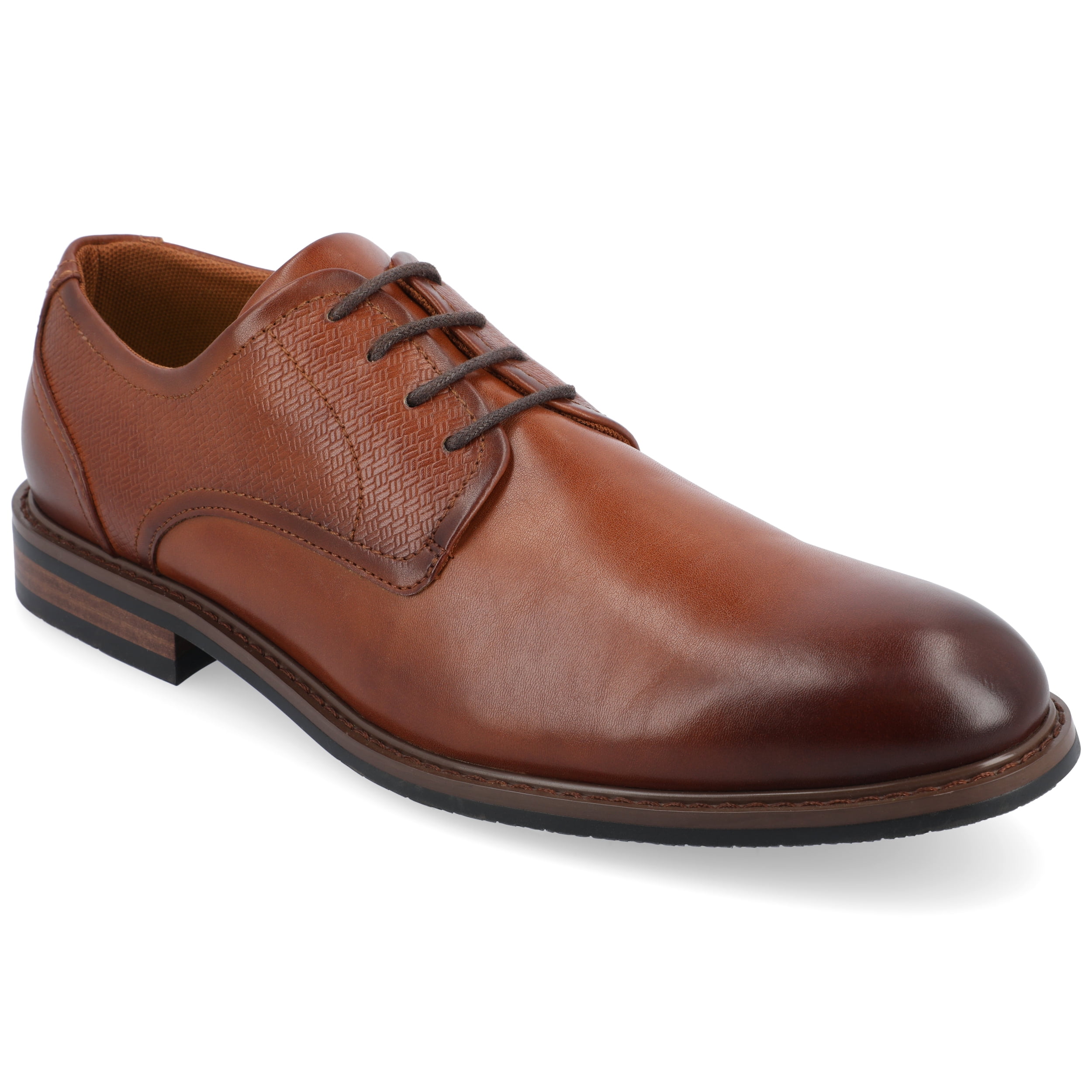 Vance Mens Kendon Tru Comfort Foam Plain Toe Lace-up Derby - Walmart.com