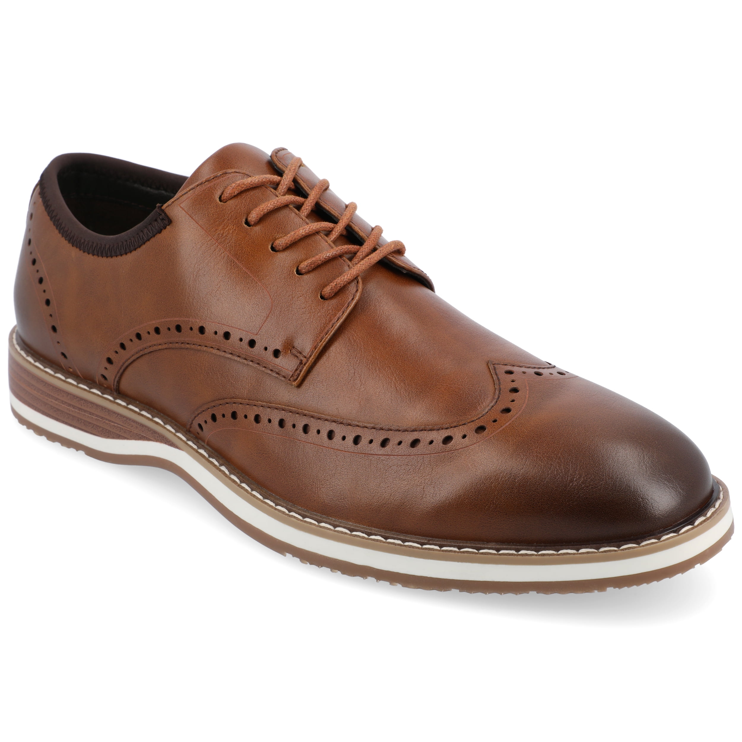 Vance Mens Ozzy Wingtip Hybrid Dress Shoe - Walmart.com