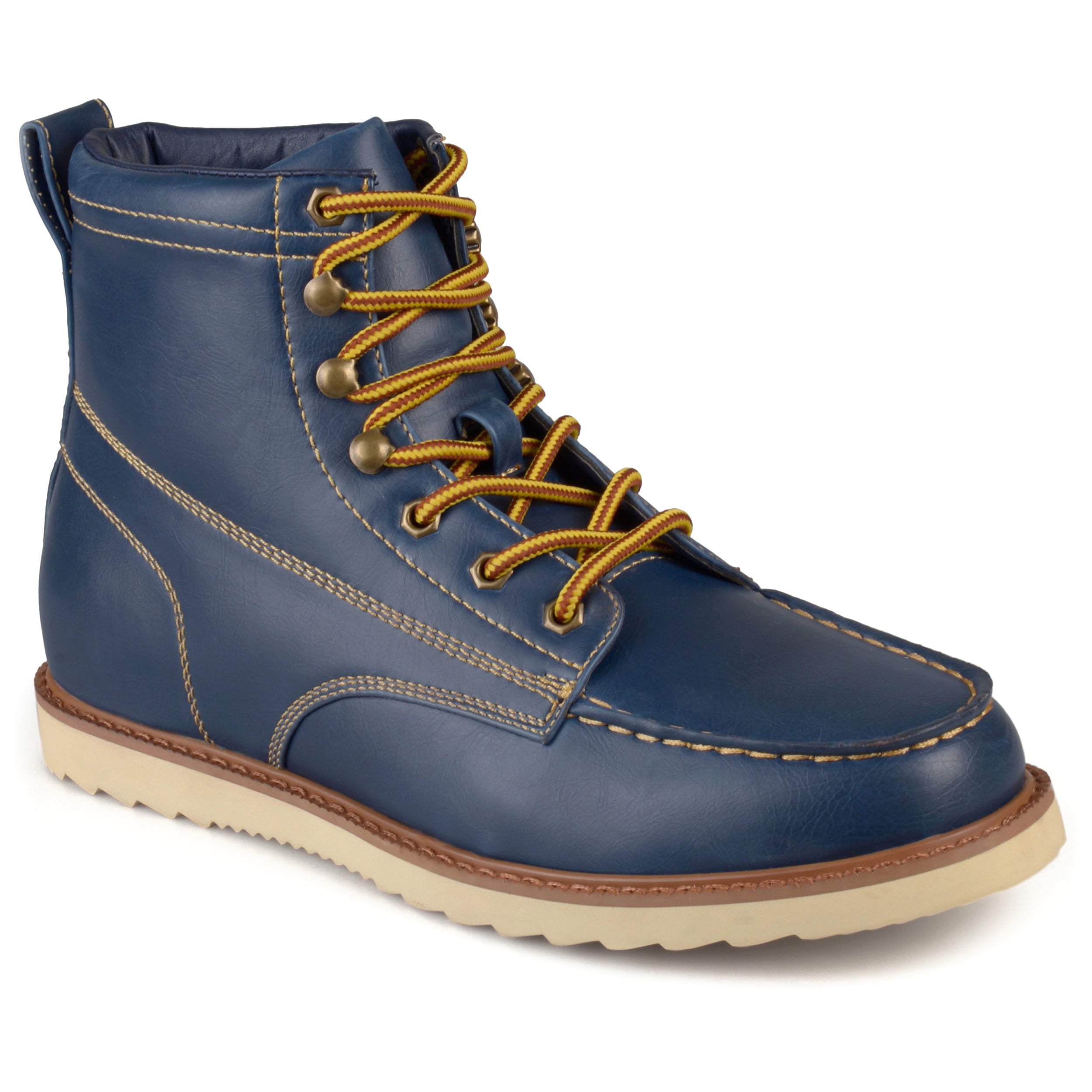 Vance Mens Wyatt Lace-up Moc Toe Ankle Boot - Walmart.com