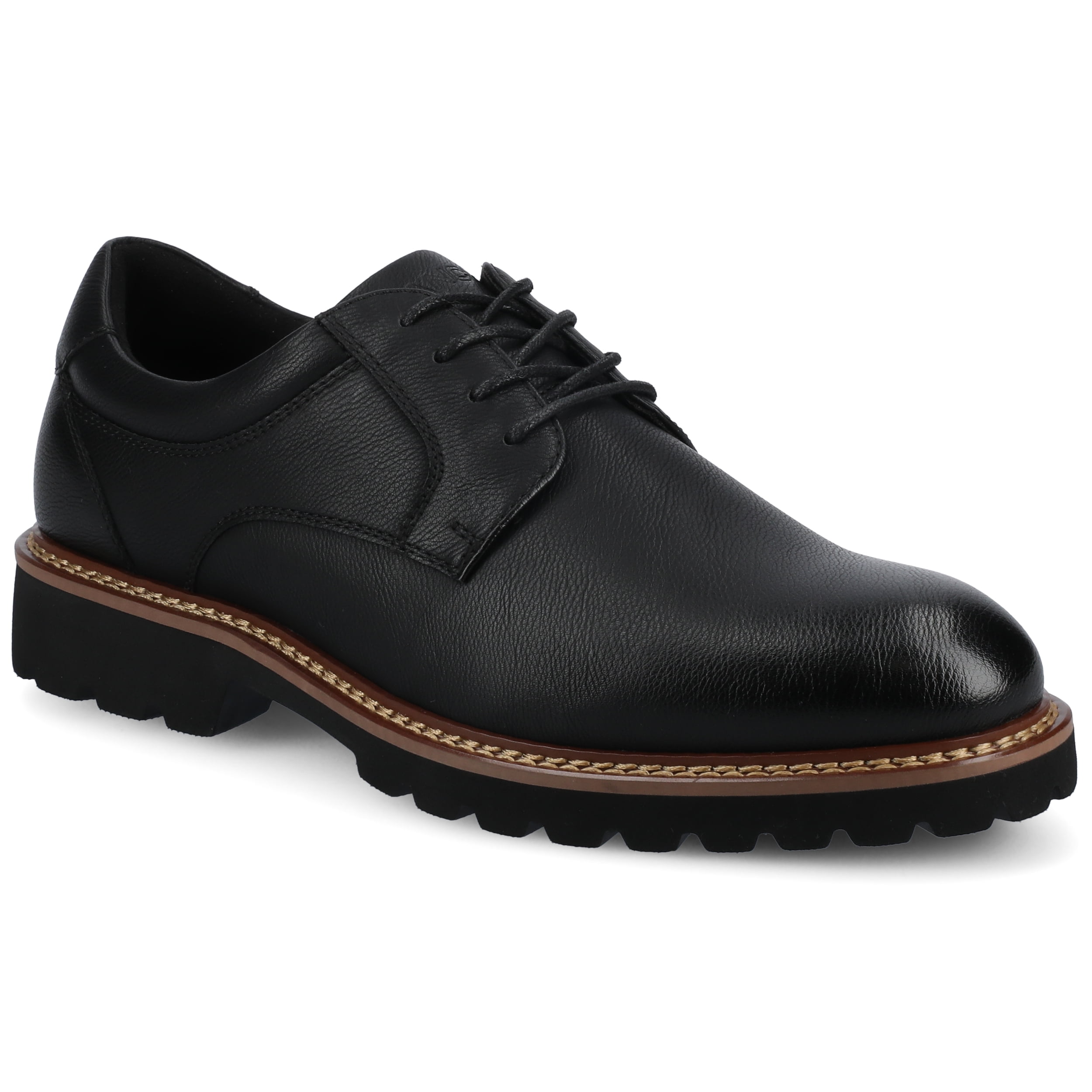 Vance Templeton Comfort Lug Sole Flexible Oxford Dress Shoe - Walmart.com