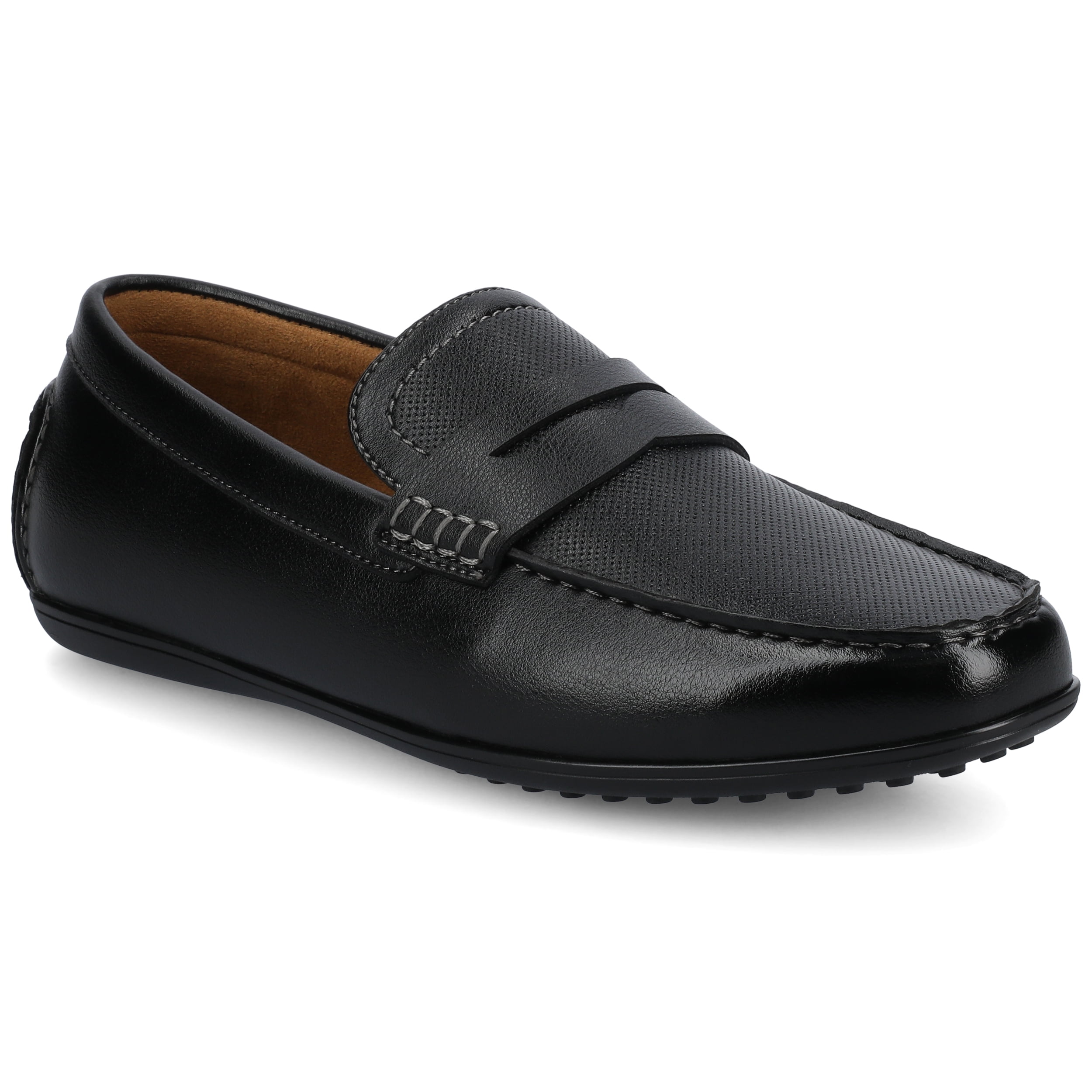 Vance Mens Yates Comfort Perforated Slip-on Flexible Driving Penny ...