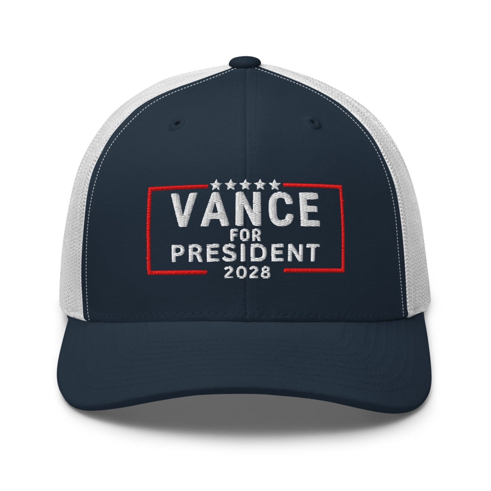 Vance hat Embroidered Trucker Cap Vance 2028 hat Vance President hat Vance Cap Trump mens womens ...