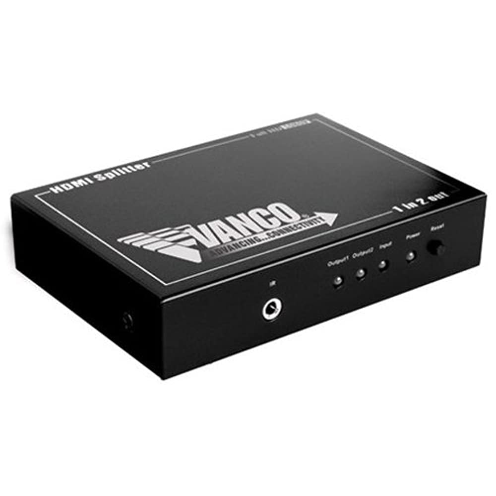 Vanco 280702 HDMI 1 x 2 Splitter/E x tender - Walmart.com