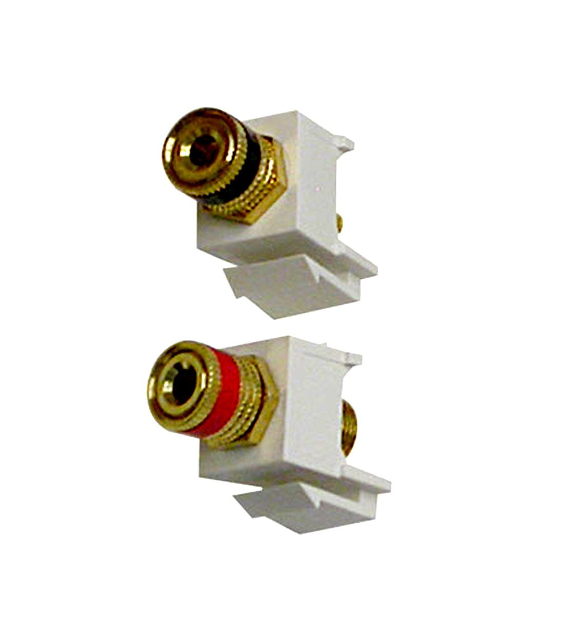 Vanco 820407 Binding Post Keystone Inserts Pair, White - Walmart ...