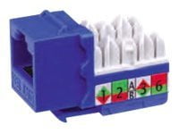 Vanco CAT5e RJ45 90 Degree Keystone Jack 110 Style White - 820423 ...