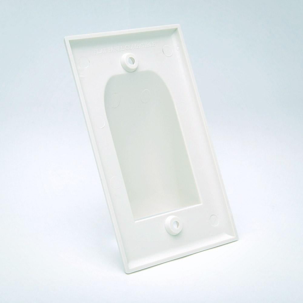 Vanco Slim Bulk Cable Wall Plate - Walmart.com