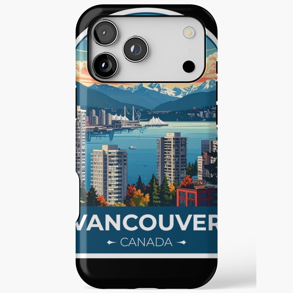 Vancouver Canada Vintage Travel Sticker For iPhone 11-17 Pro Max Phone ...