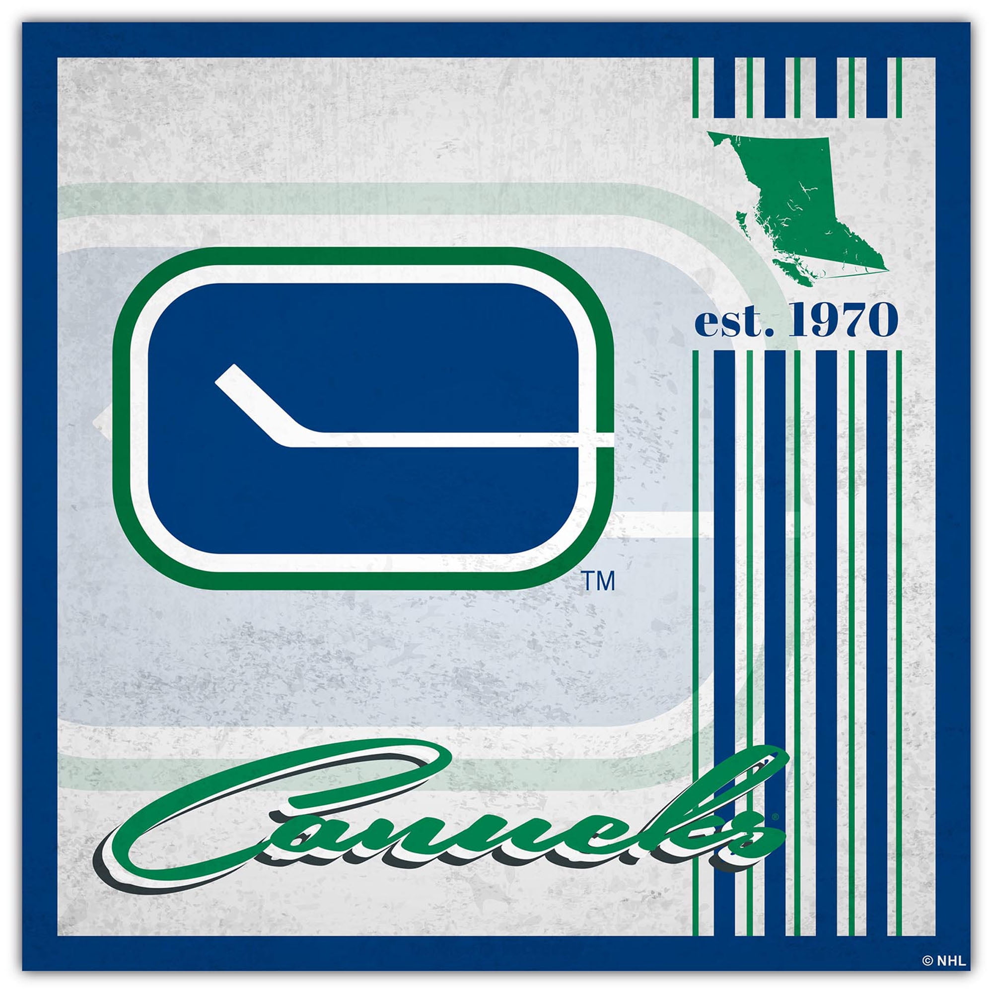 Vancouver Canucks 10" x 10" Greatest Hits Team Sign - Walmart.com