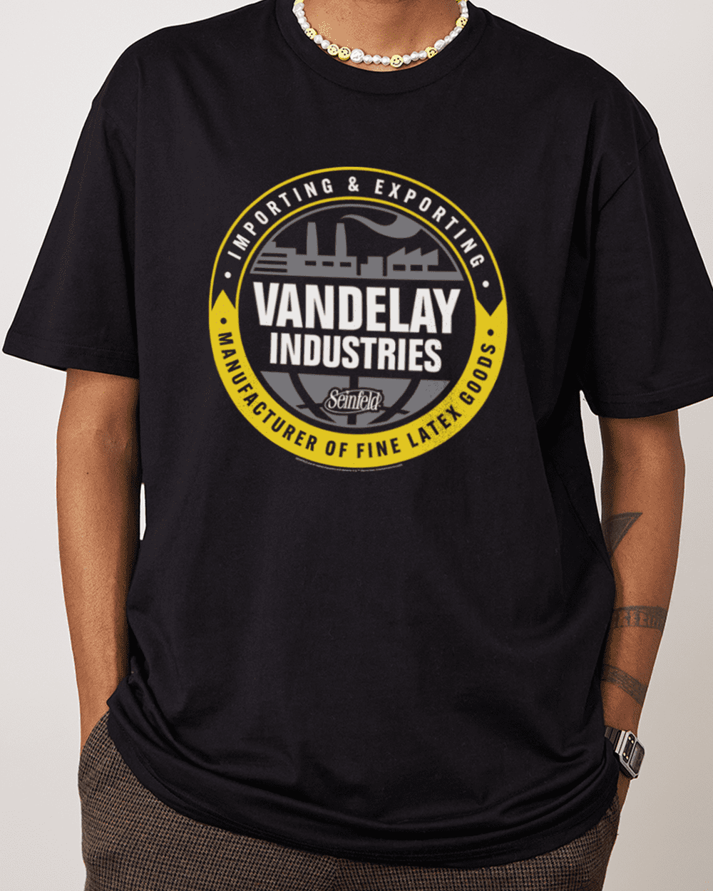 Vandelay Industries Logo T-Shirt White - Walmart.com