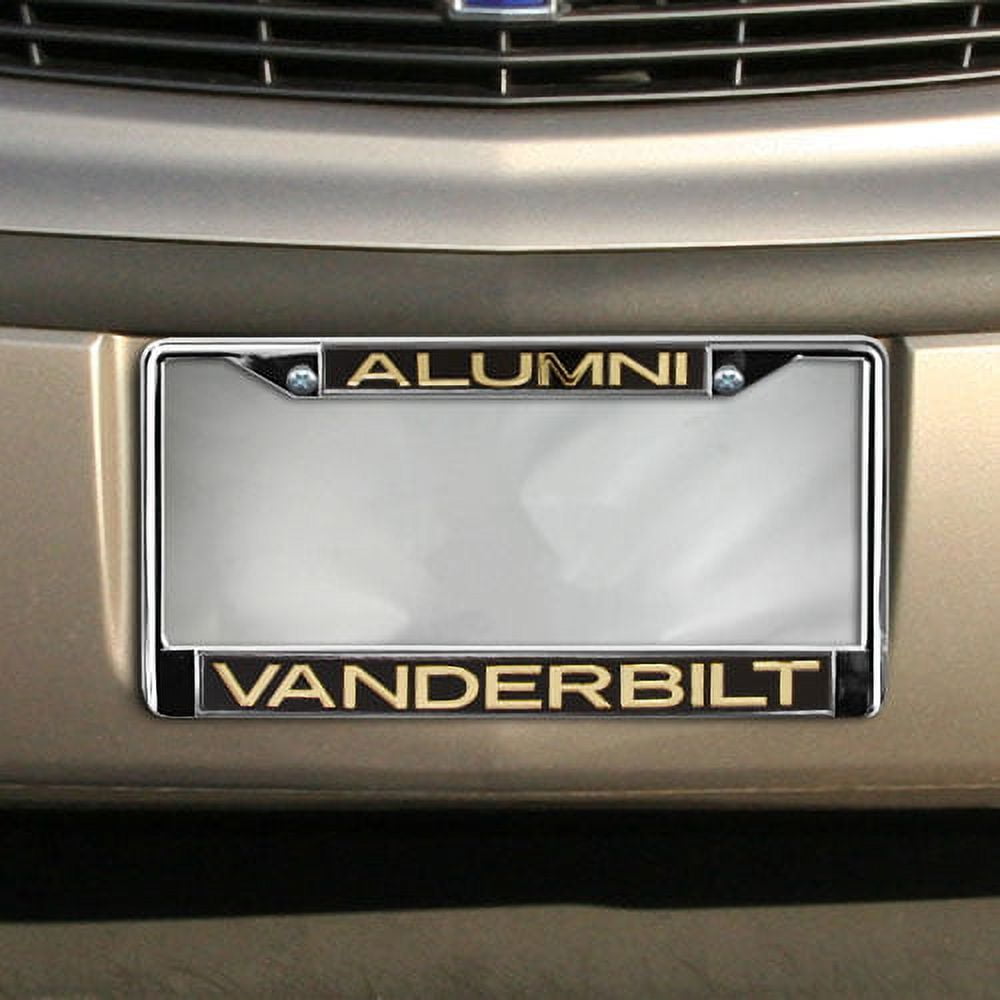 Vanderbilt Commodores Alumni Chrome License Plate Frame - Walmart.com