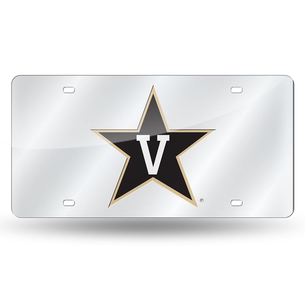Vanderbilt Commodores Mirrored Laser Cut License Plate Laser Tag ...