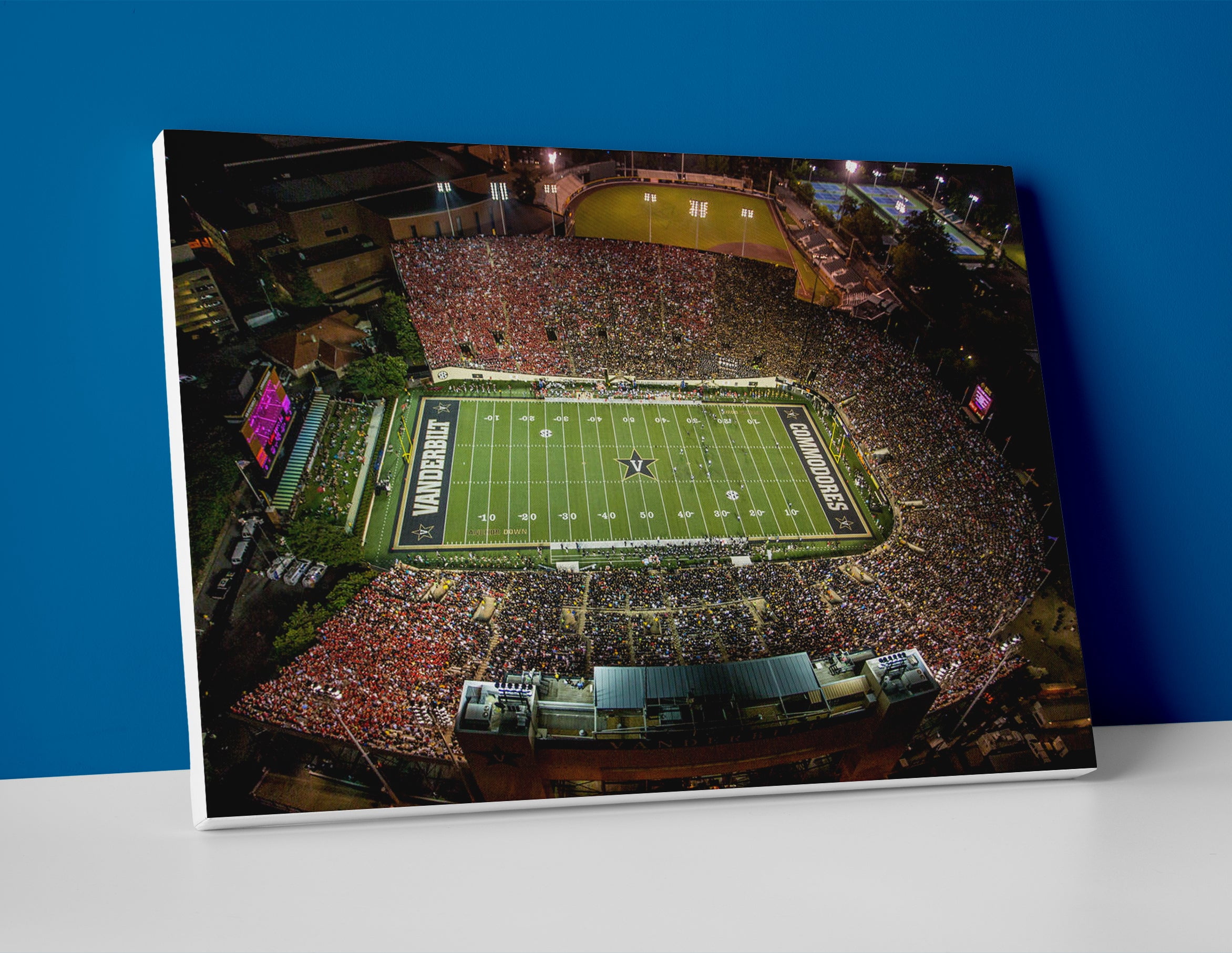 Vanderbilt Football Stadium Poster or Wrapped Canvas - Walmart.com