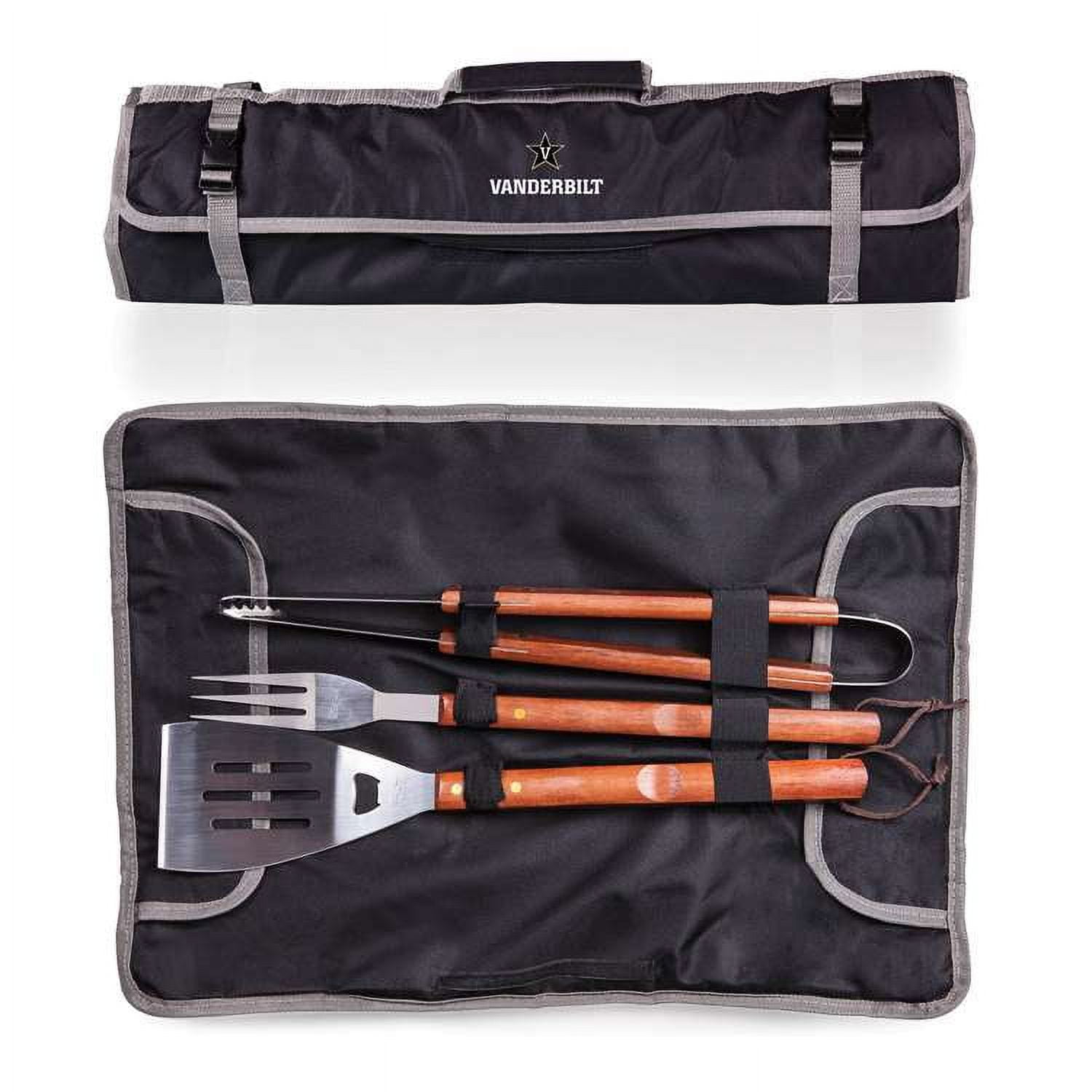 Vanderbilt Team Sports Commodores 3 Piece BBQ Tool Set and Tote ...