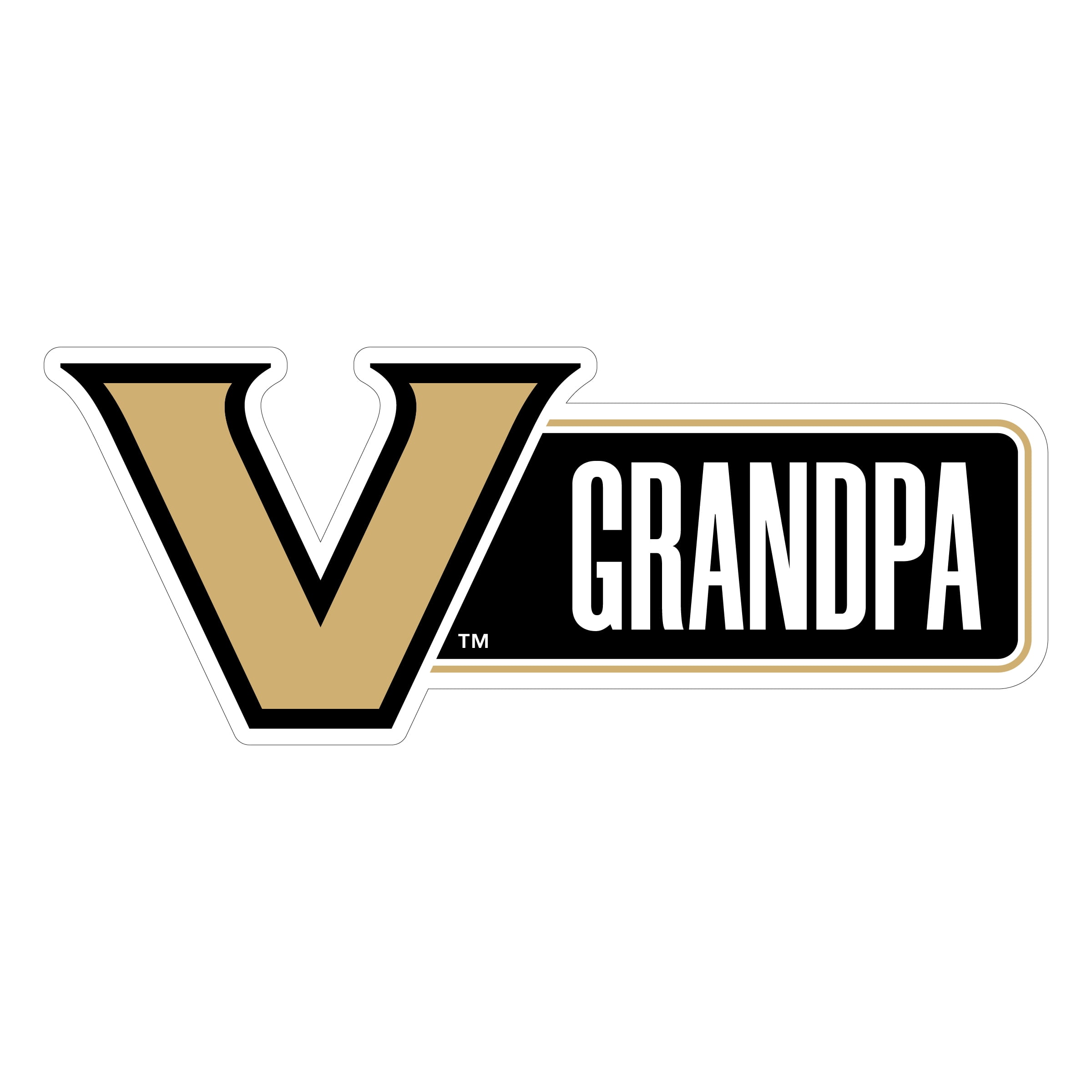Vanderbilt University Proud Grandma Die Cut Decal Officially Licensed ...