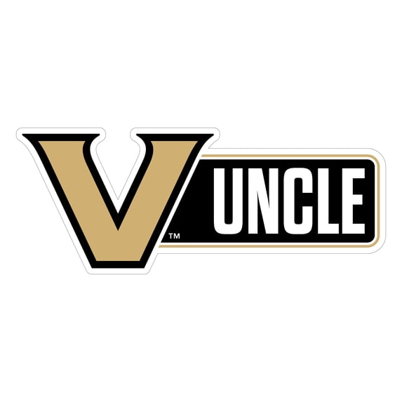 Vanderbilt University Proud Uncle Die Cut Decal Officially Licensed ...
