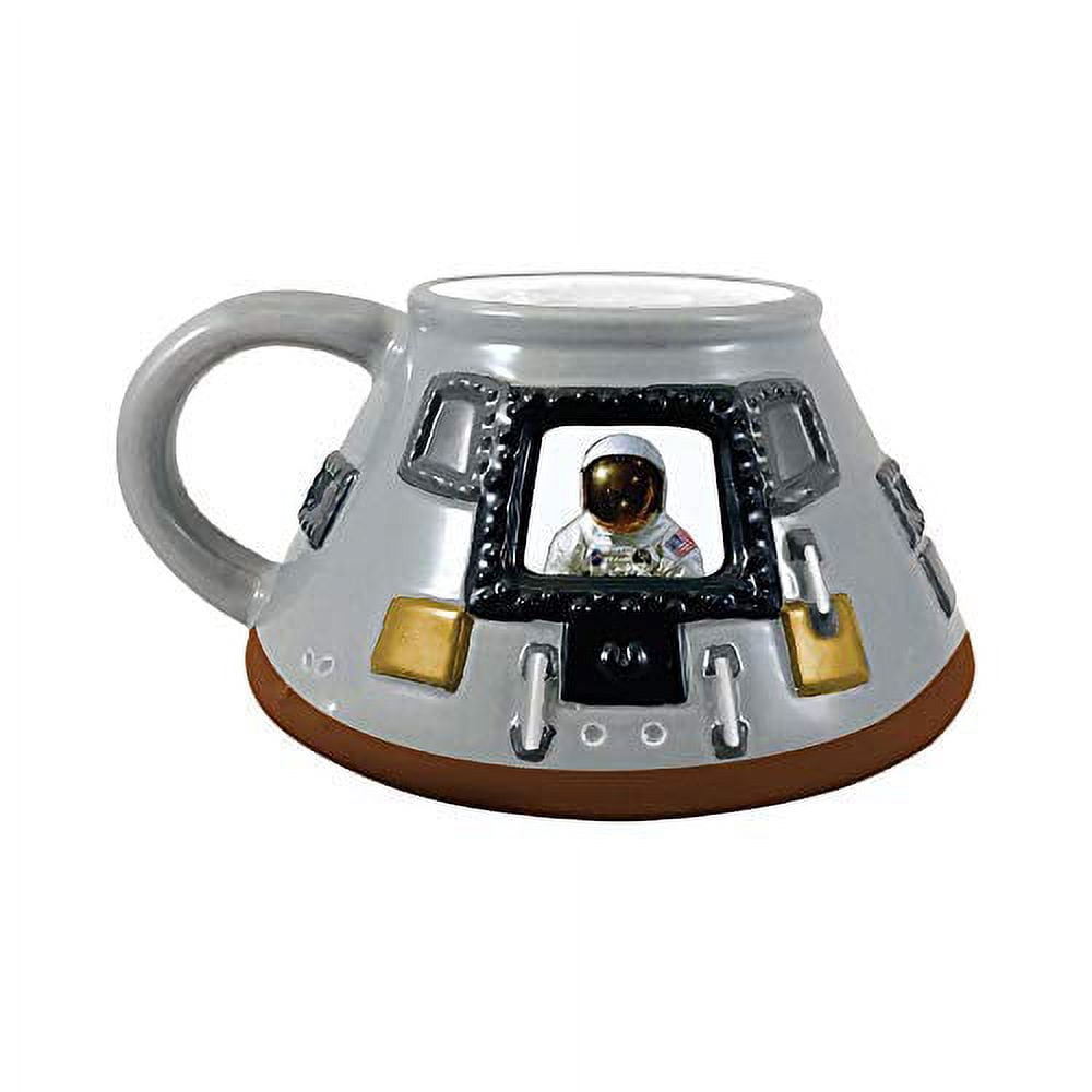 Vandor 61081 Smithsonian Apollo 11 Module 20 Oz. Sculpted Ceramic Mug ...