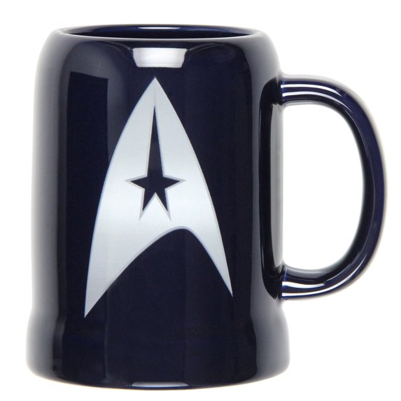Vandor 80879 Star Trek 20 oz Ceramic Stein, Blue - Walmart.com