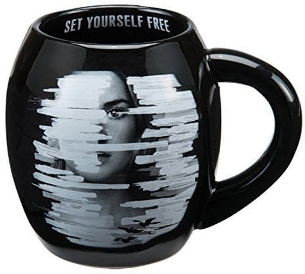 Vandor Allegiant 18 Ounce Oval Ceramic Mug, Black - Walmart.com