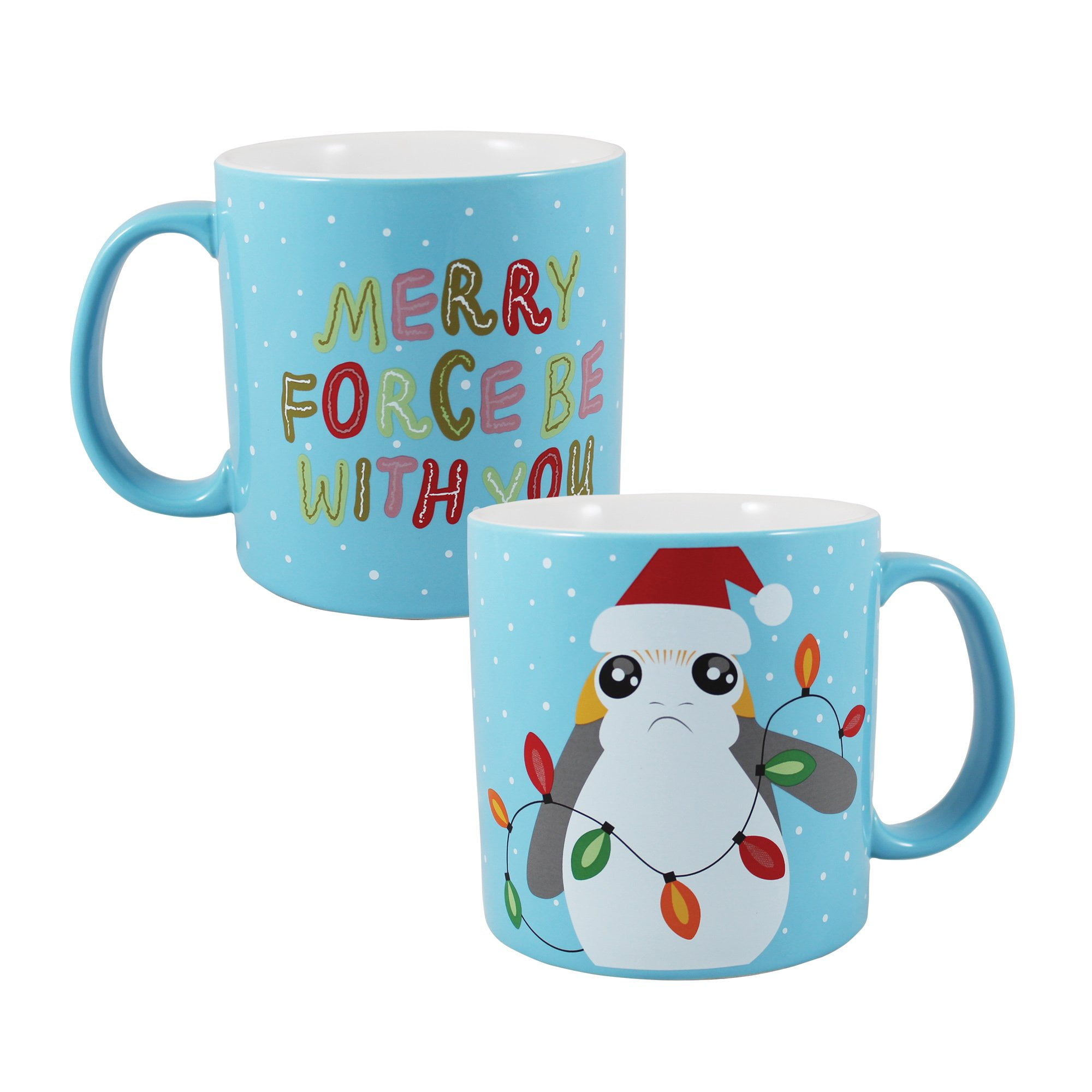 Vandor Star Wars Porg Holiday 20 oz. Ceramic Mug - Walmart.com