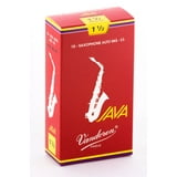 Vandoren Alto Sax Java Red Reeds Strength #1.5; Box of 10 - Walmart.com