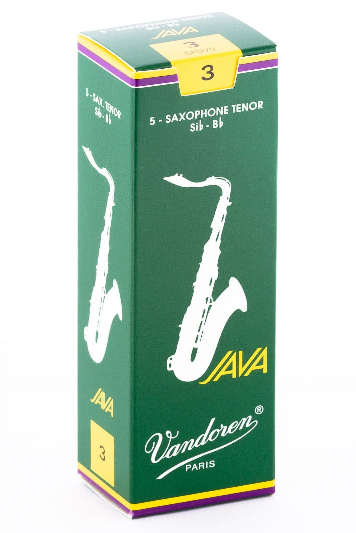 Vandoren Tenor Sax Java Reeds Strength #3; Box of 5 - Walmart.com
