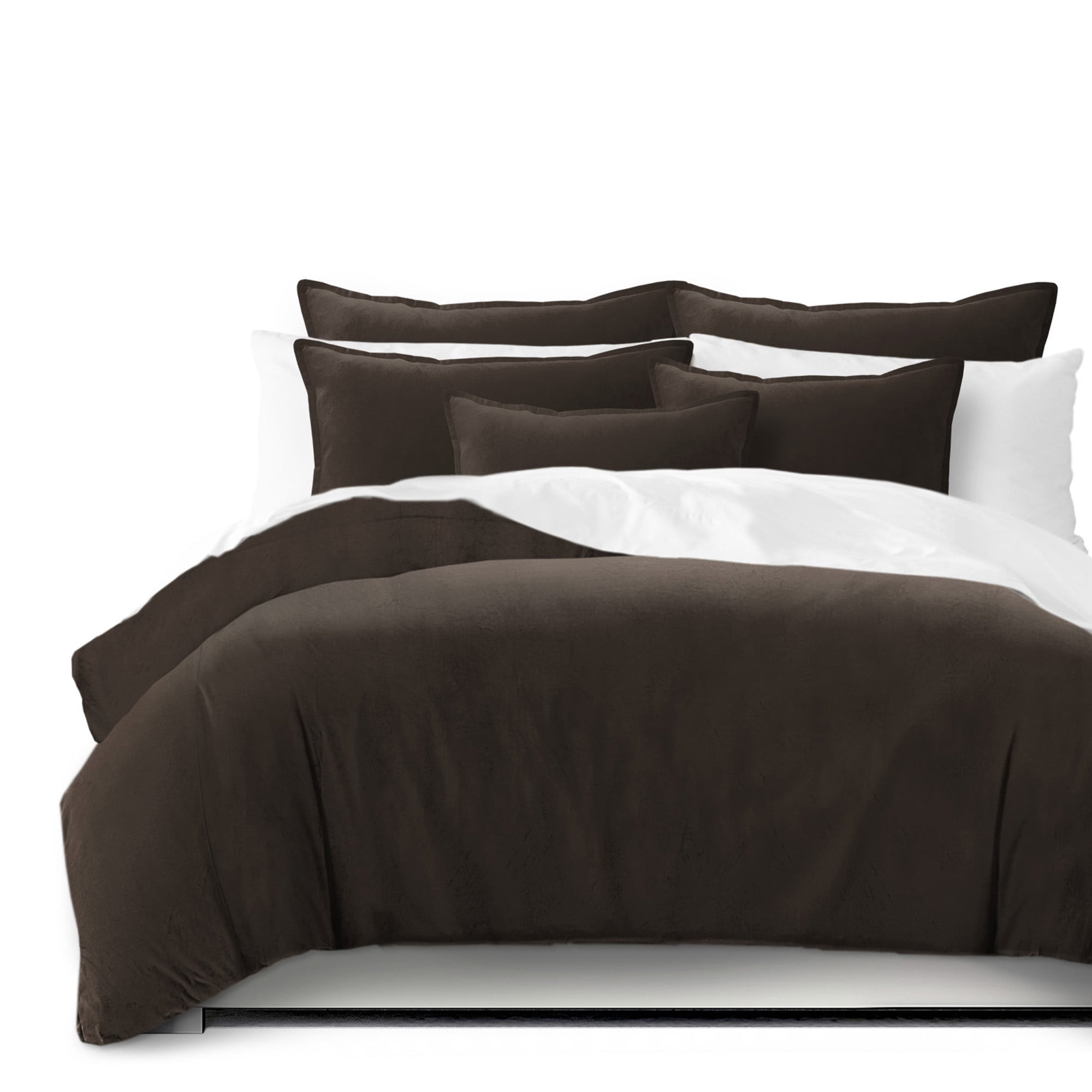 Vanessa Chocolate Comforter Set Full - Walmart.com