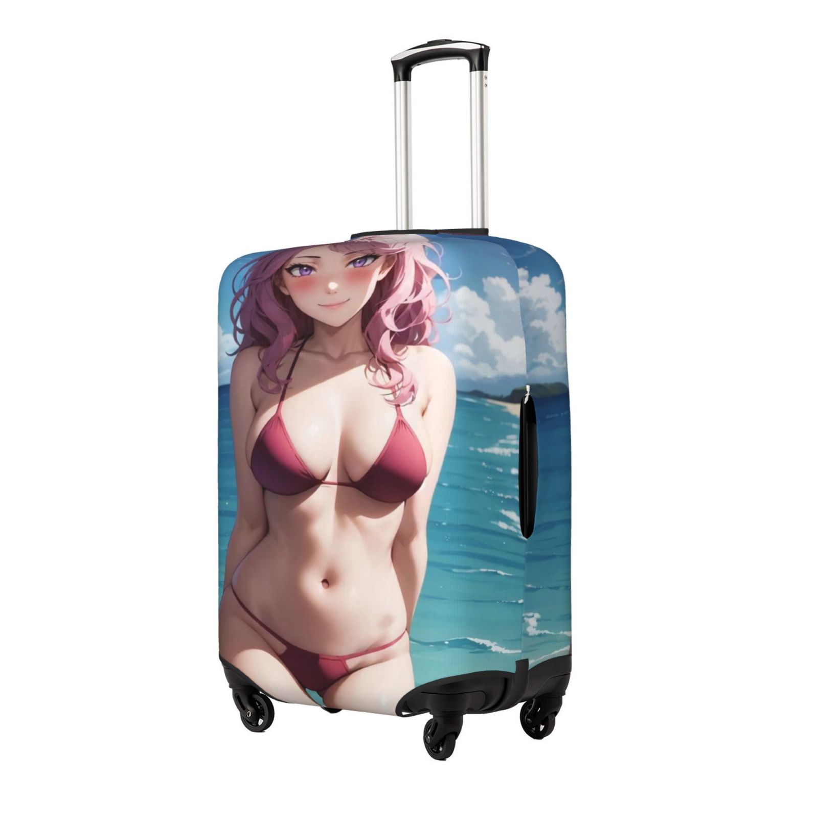 Vanessa Enoteea Cartoon Elastic Travel Luggage Cover Travel Suitcase Protective Cover For Trunk ...