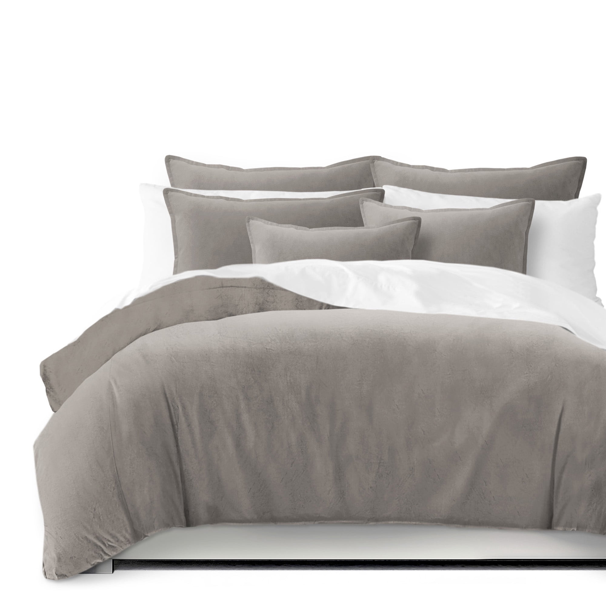 Vanessa Greige Coverlet Set Super King - Walmart.com