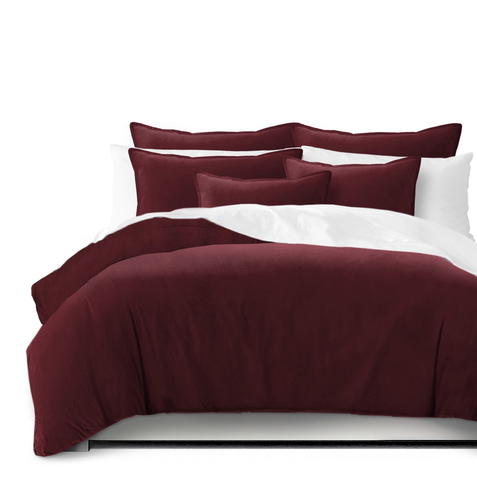Vanessa Merlot Comforter Set Super Queen - Walmart.com