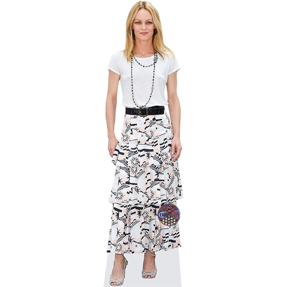 Vanessa Paradis (Patterned Skirt) Lifesize Cardboard Cutout Standee ...