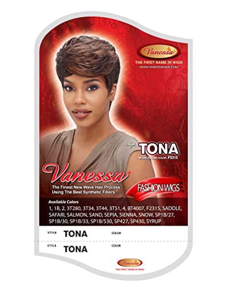 Vanessa Synthetic Hair Wig - Tona-1 - Walmart.com