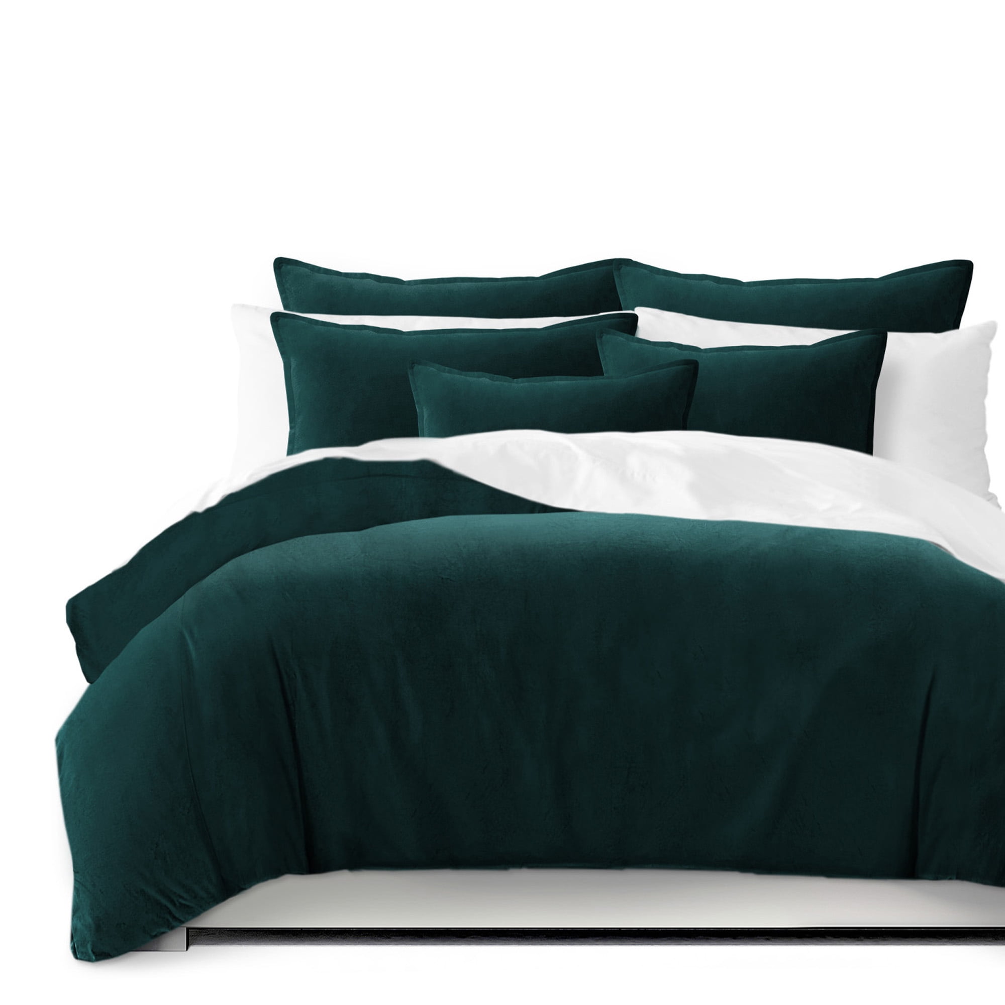 Vanessa Teal Comforter Set Twin - Walmart.com