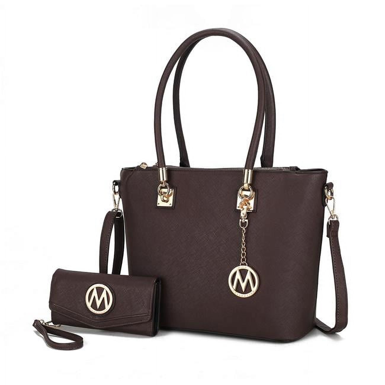 Vanessa Tote & Wallet Set, Coffee - Walmart.com