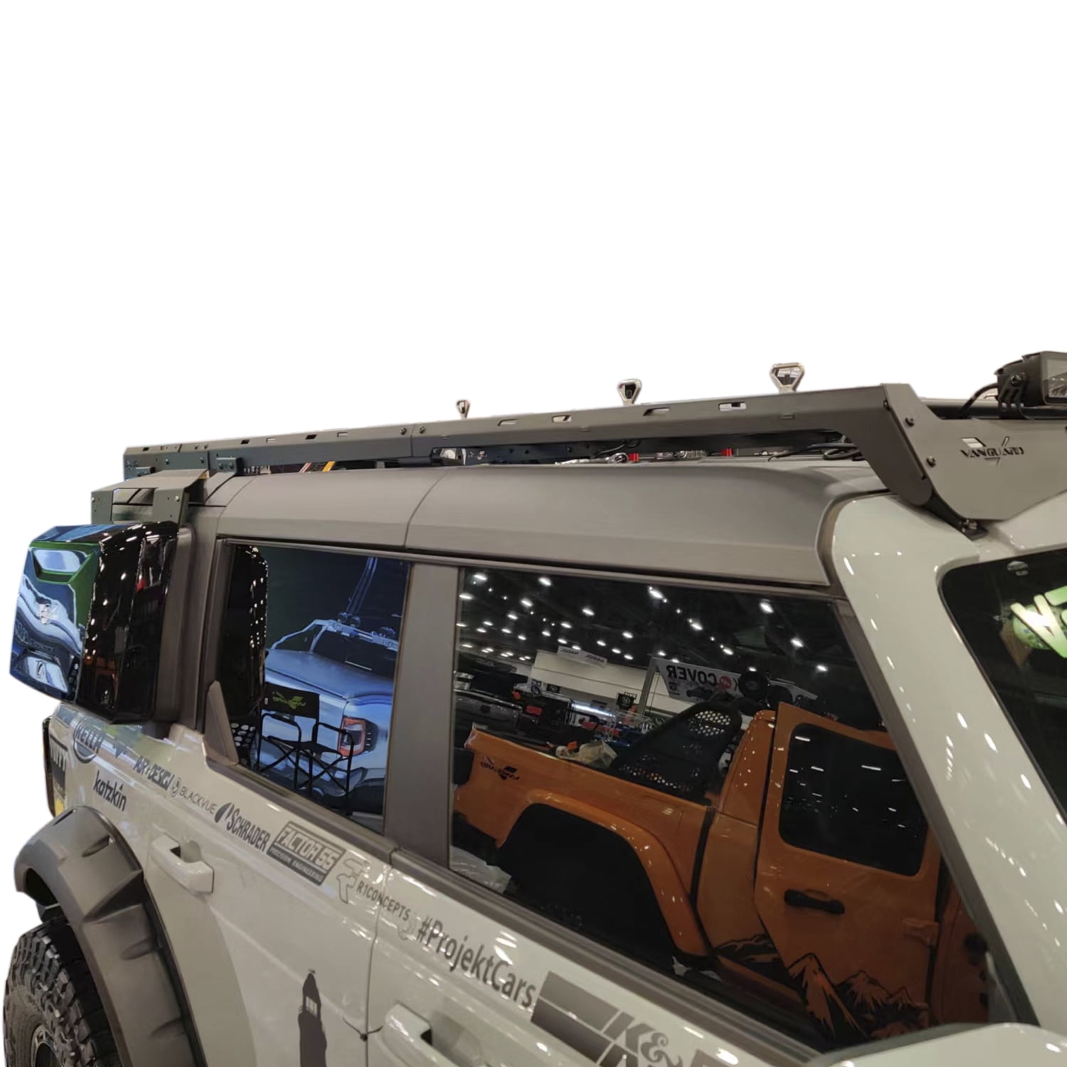 Vanguard Craftsmen Roof Rack with Side-Mounted Gear Carrier VGRR-2440 ...