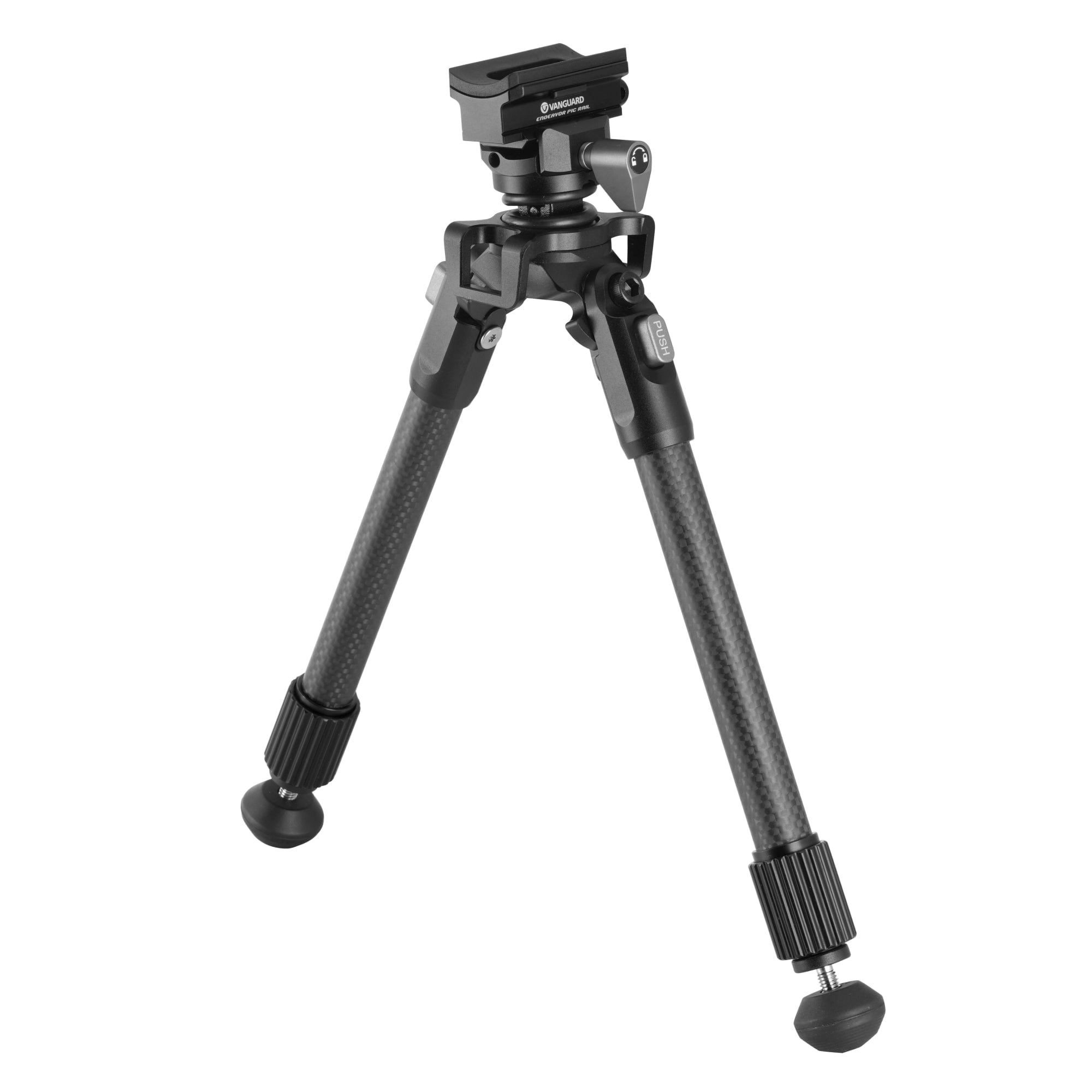Vanguard Equalizer 2QS C10-14" Carbon Fiber Pivot Bipod, Pic Rail ...