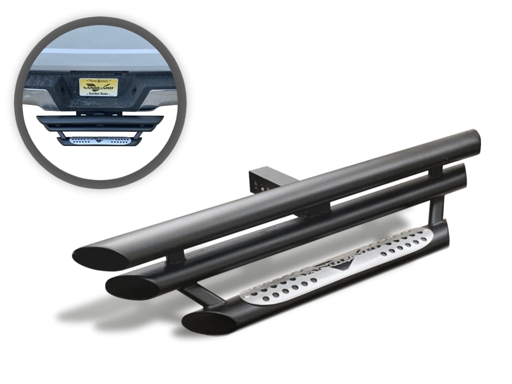 Vanguard VGPDB-1995BK Black Powdercoat Elite Double Layer Hitch Step ...