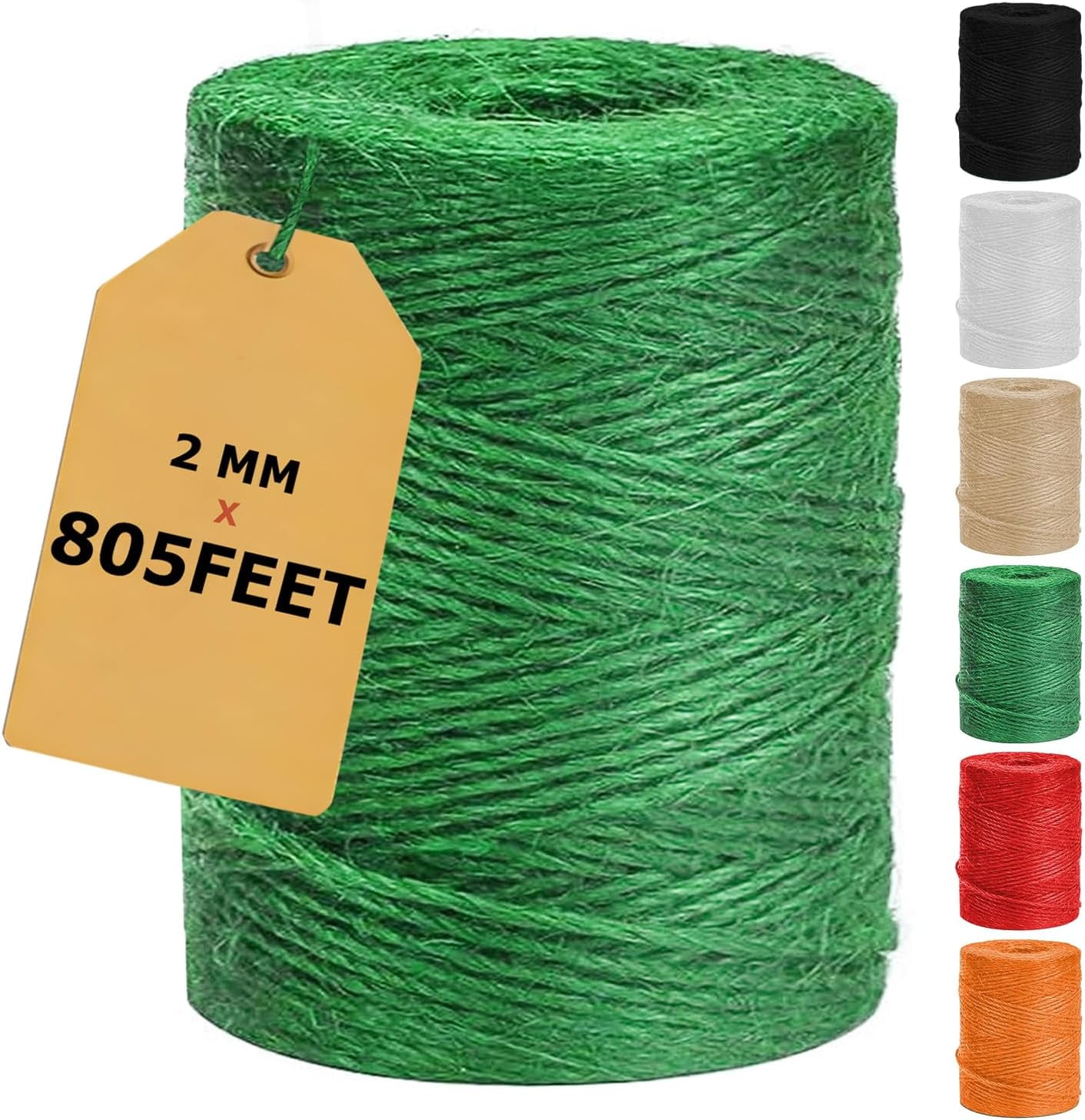 Vanhench 805ft Garden Twine, Green Twine String for Gardening Tomato ...