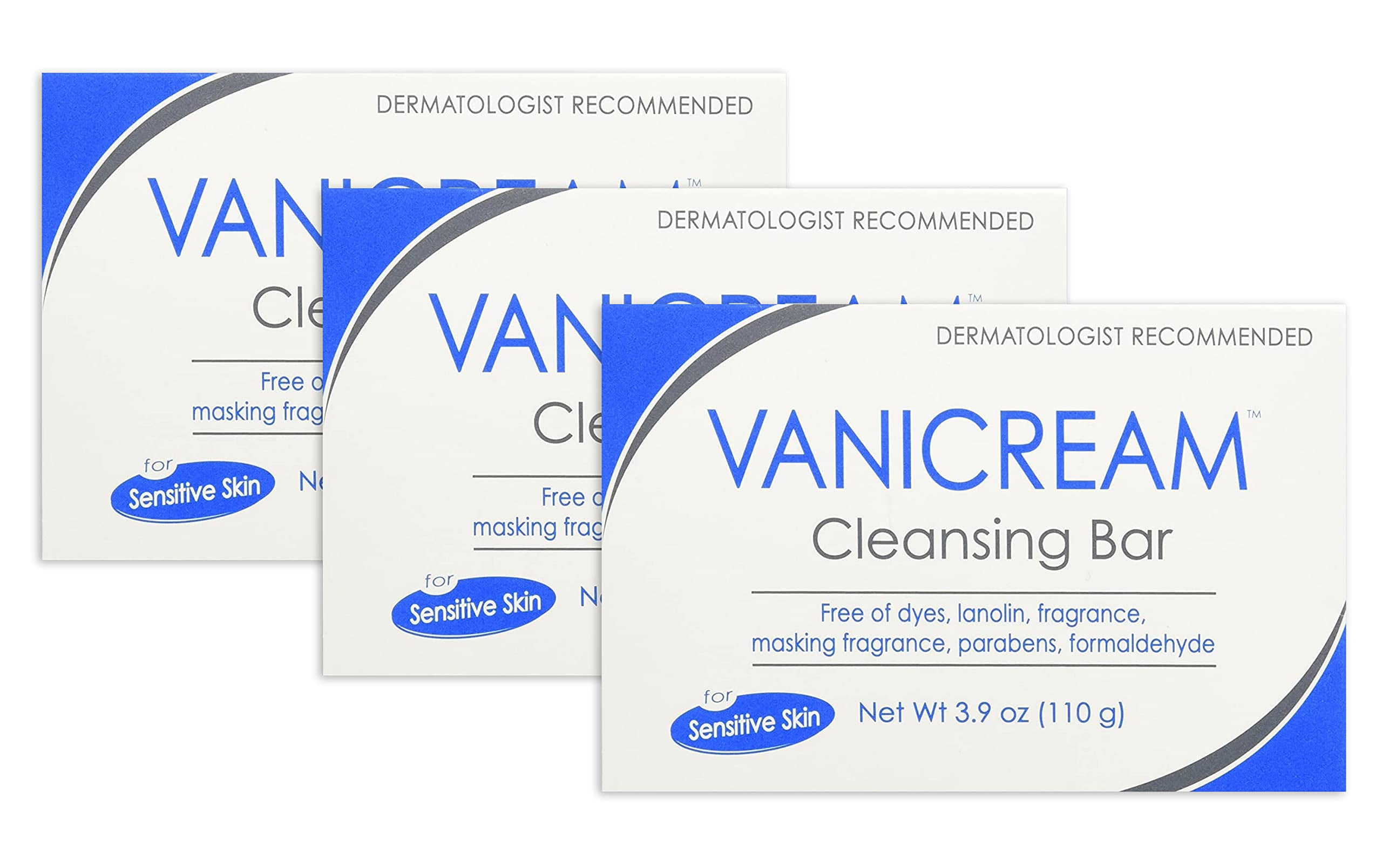 Vanicream Cleansing Bar for Sensitive Skin 3.9 oz 3 ea - Walmart.com